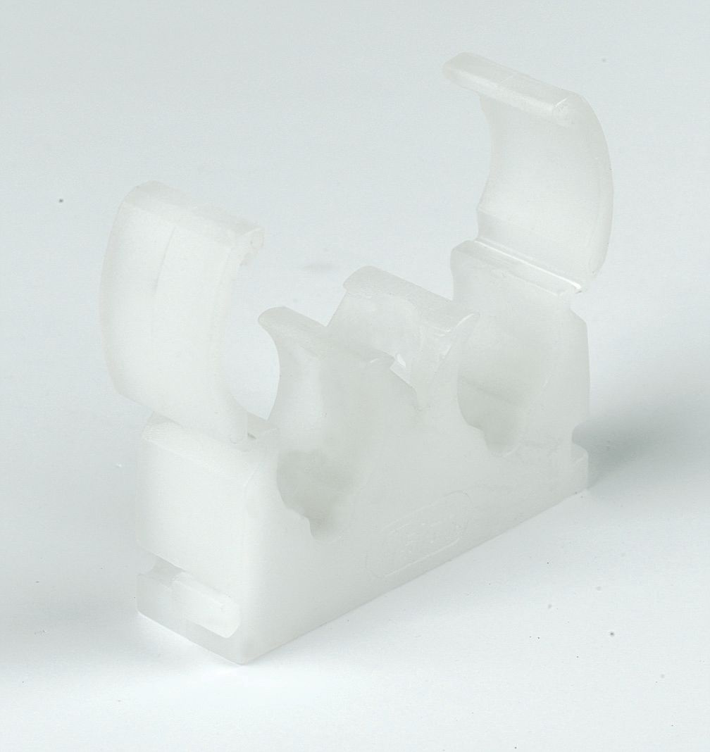 Talon Plastic Hinge clip TD15 (Dia)15mm, Pack of 50