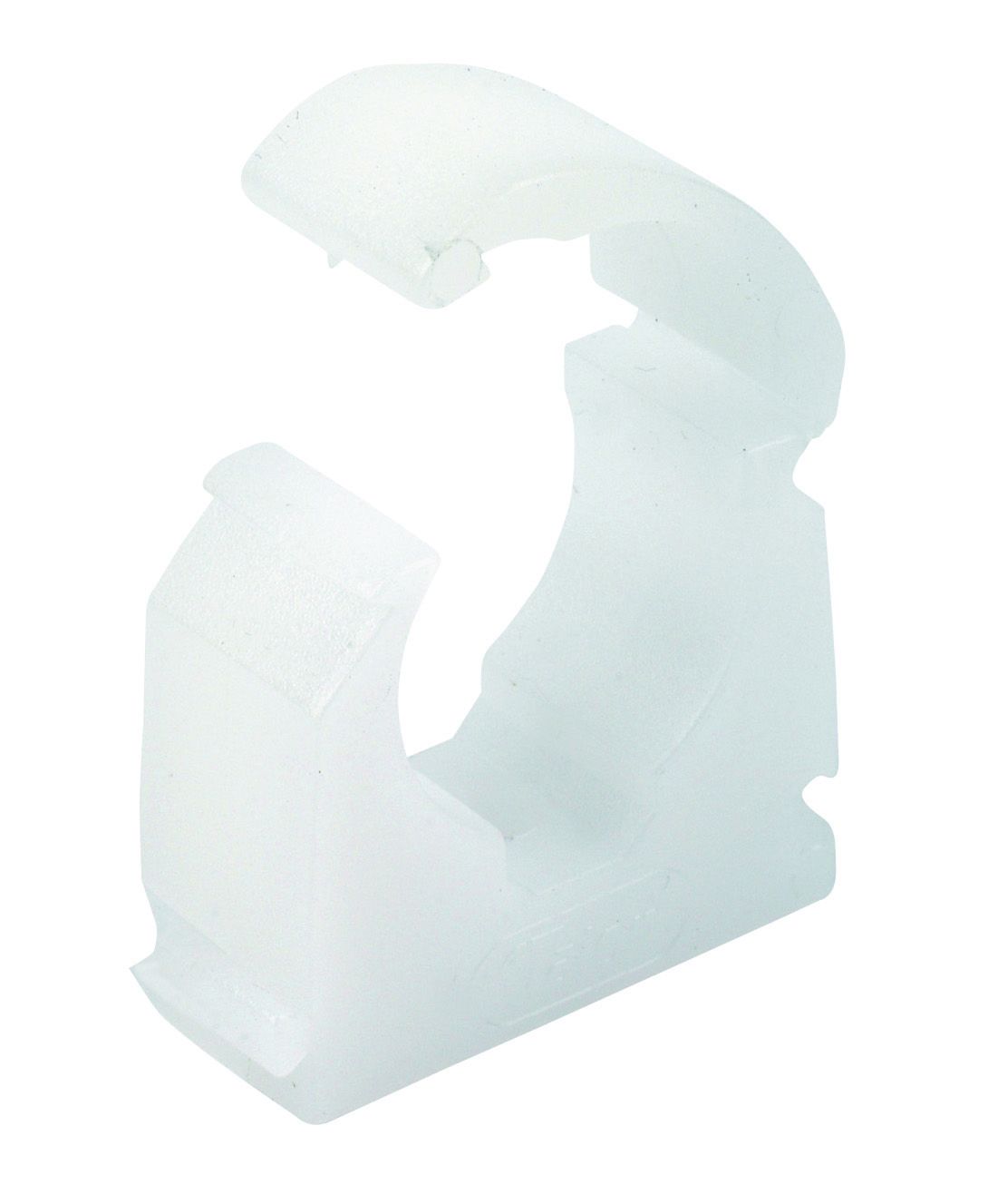 Talon White Hinge clip (Dia)22mm, Pack of 20