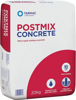 Tarmac Cementitious Ready for use Postcrete, 20kg Bag | DIY at B&Q