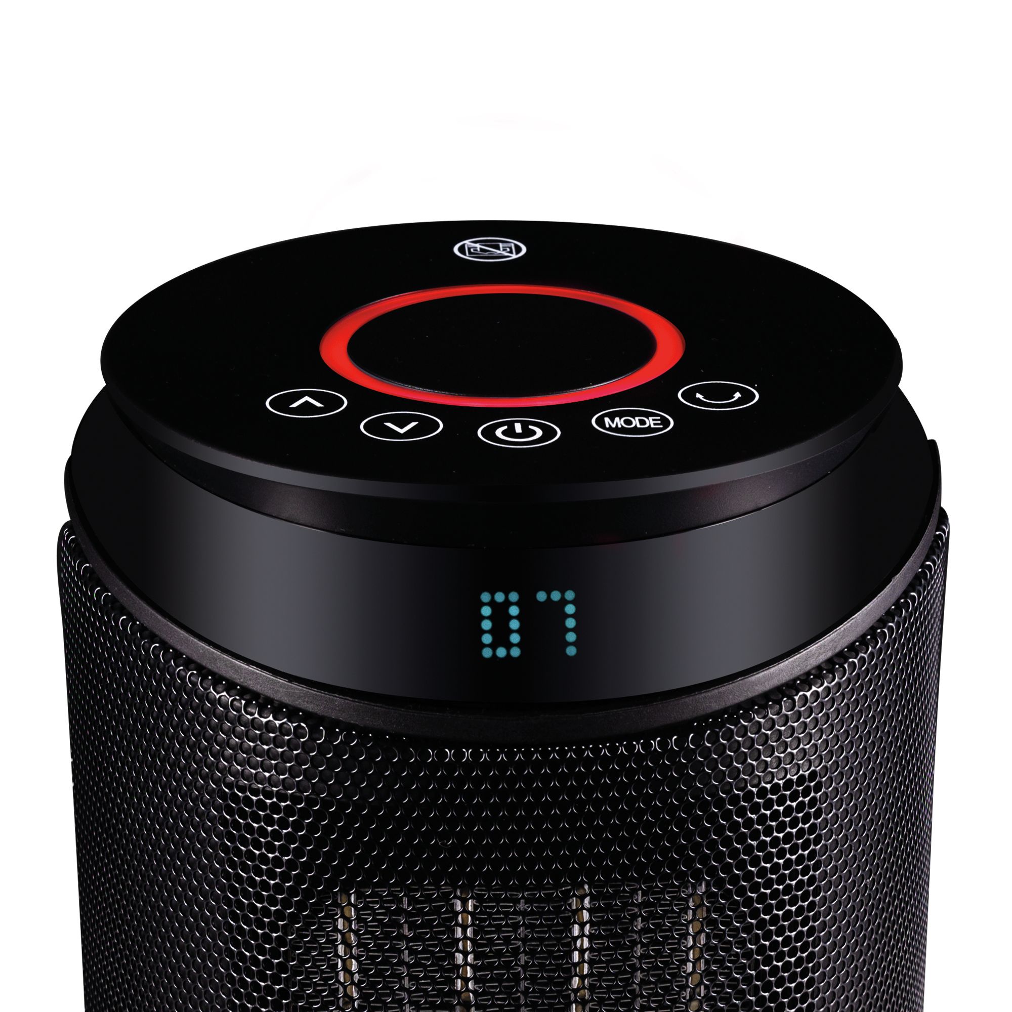 TCP 2000W Black Freestanding Smart Dry Digital Fan heater