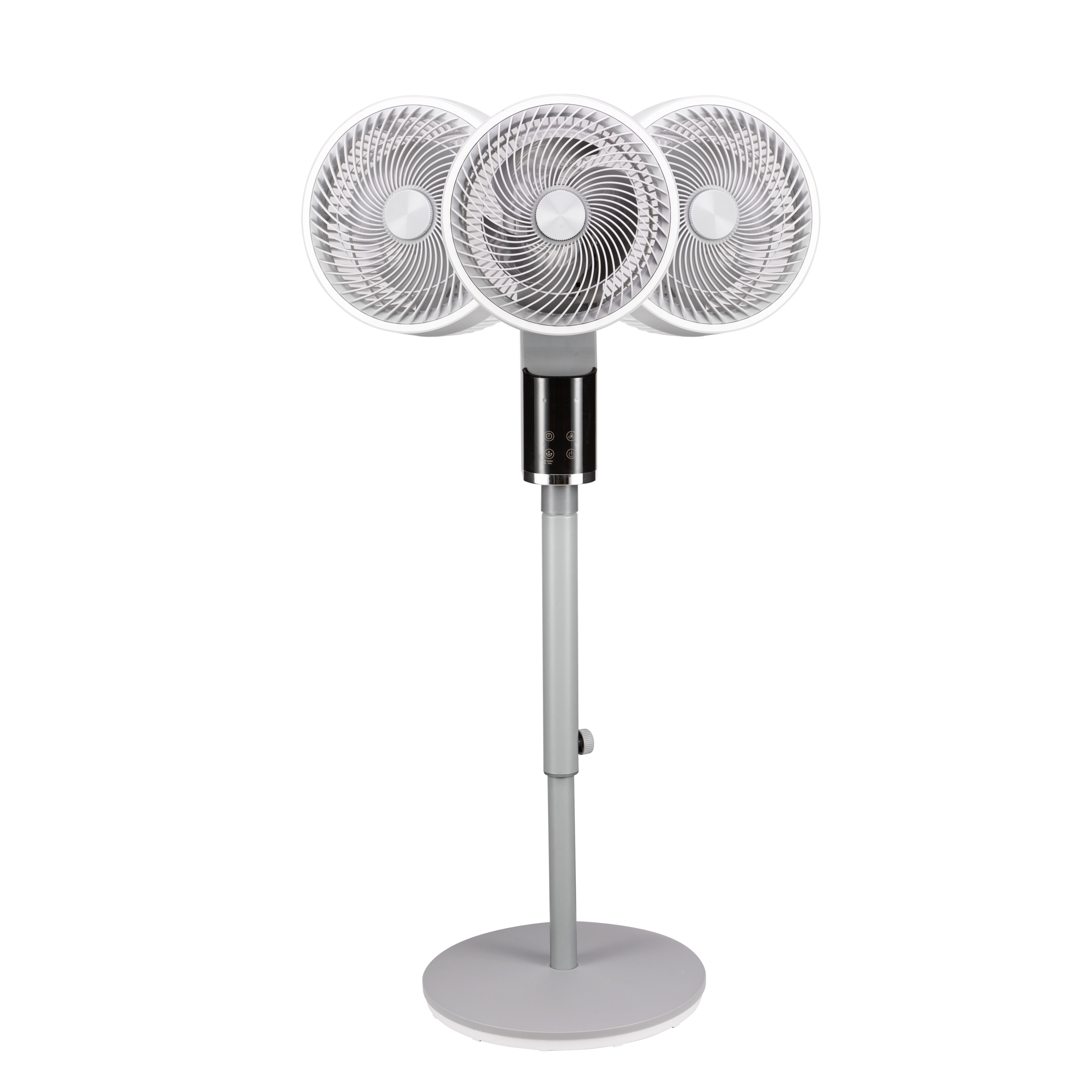 TCP Grey 10" Pedestal fan With adjustable height