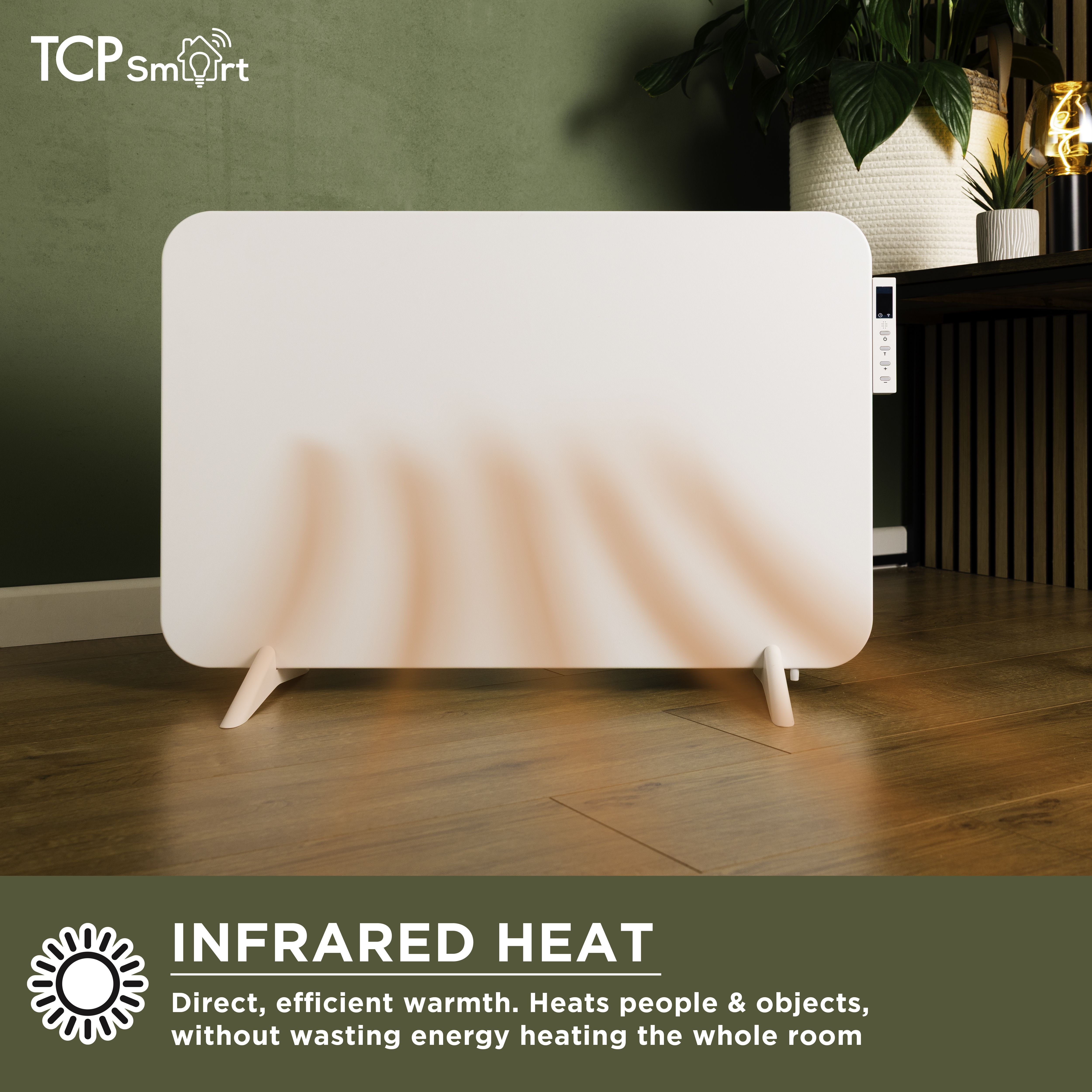 TCP Smart Electric Smart Wi-Fi Voice & app controlled 400W White ...