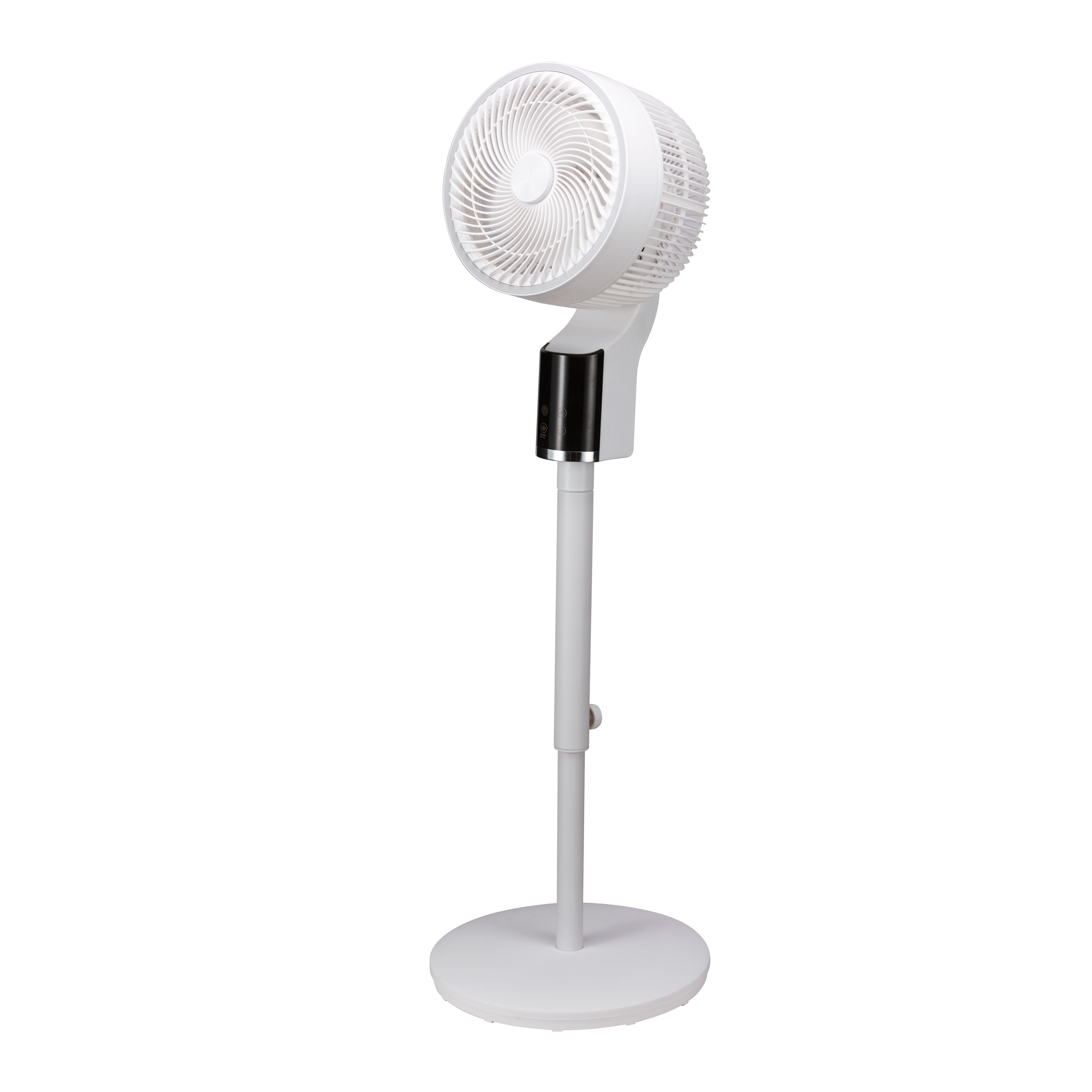 Buy TCP White 10" Pedestal fan With adjustable height | DIY at B&Q