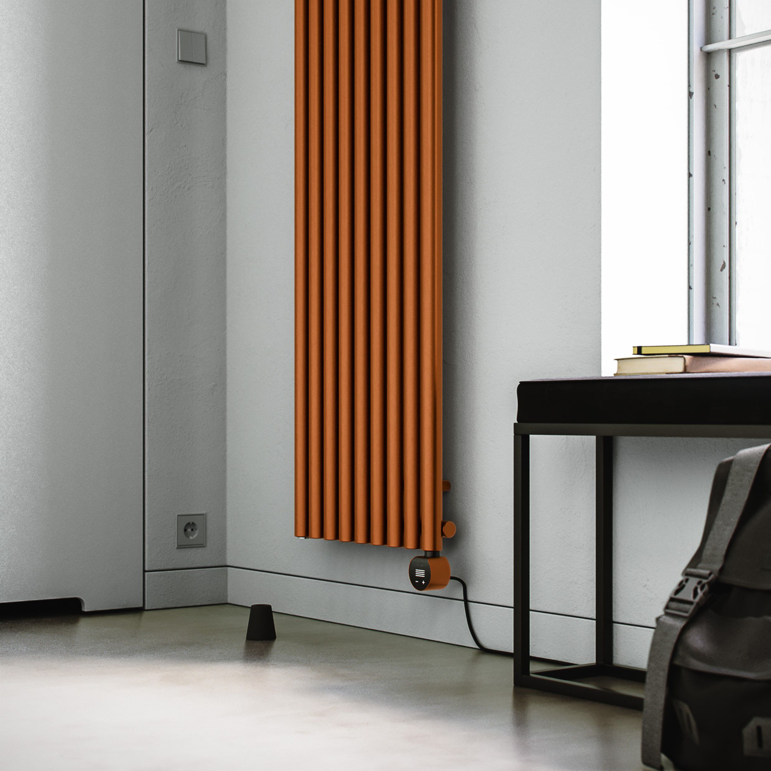Terma 230V 0.8kW True Copper Smart Vertical Oil-filled radiator (H ...