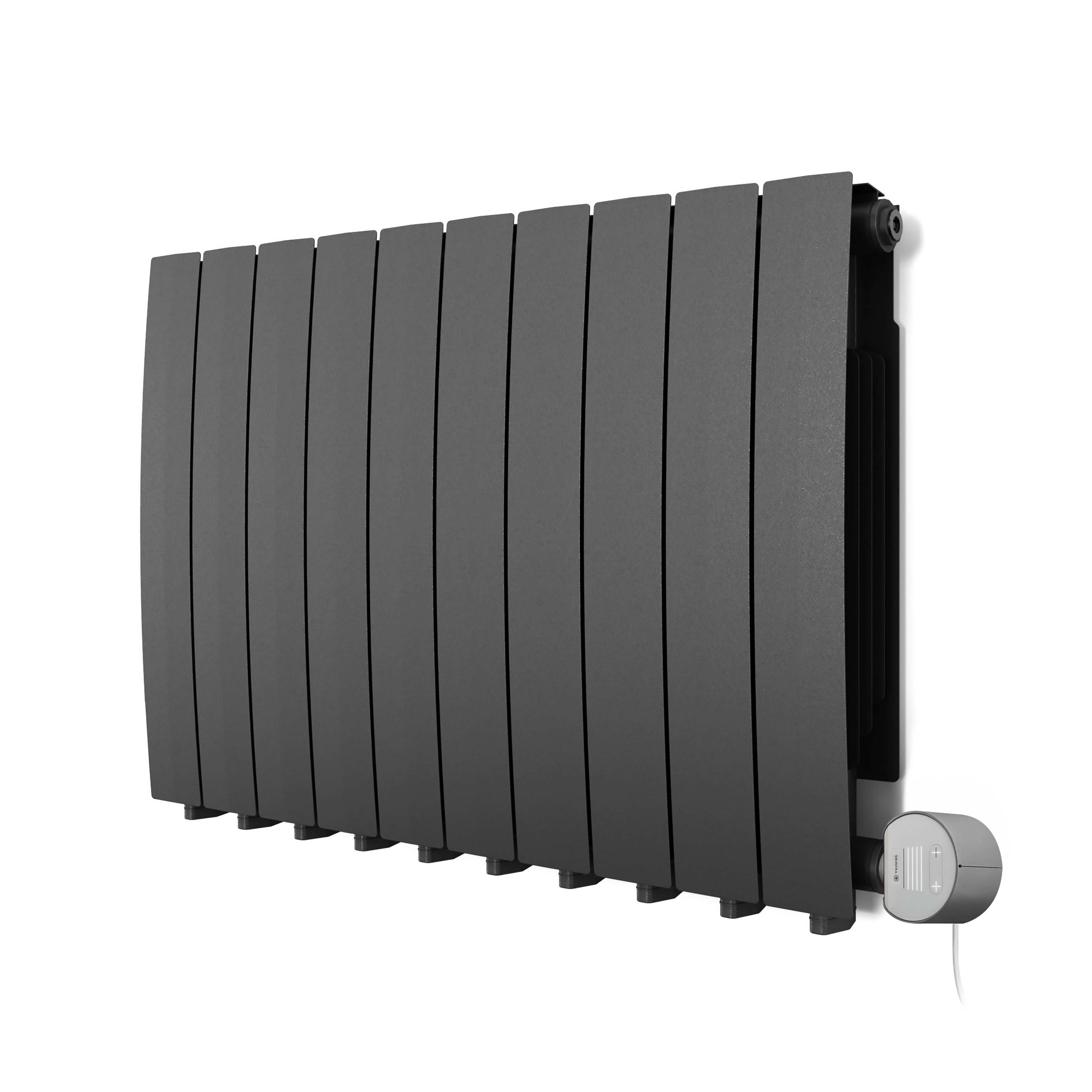 Terma 230V 1.2kW Graphite Smart Horizontal Oil-filled radiator | DIY at B&Q