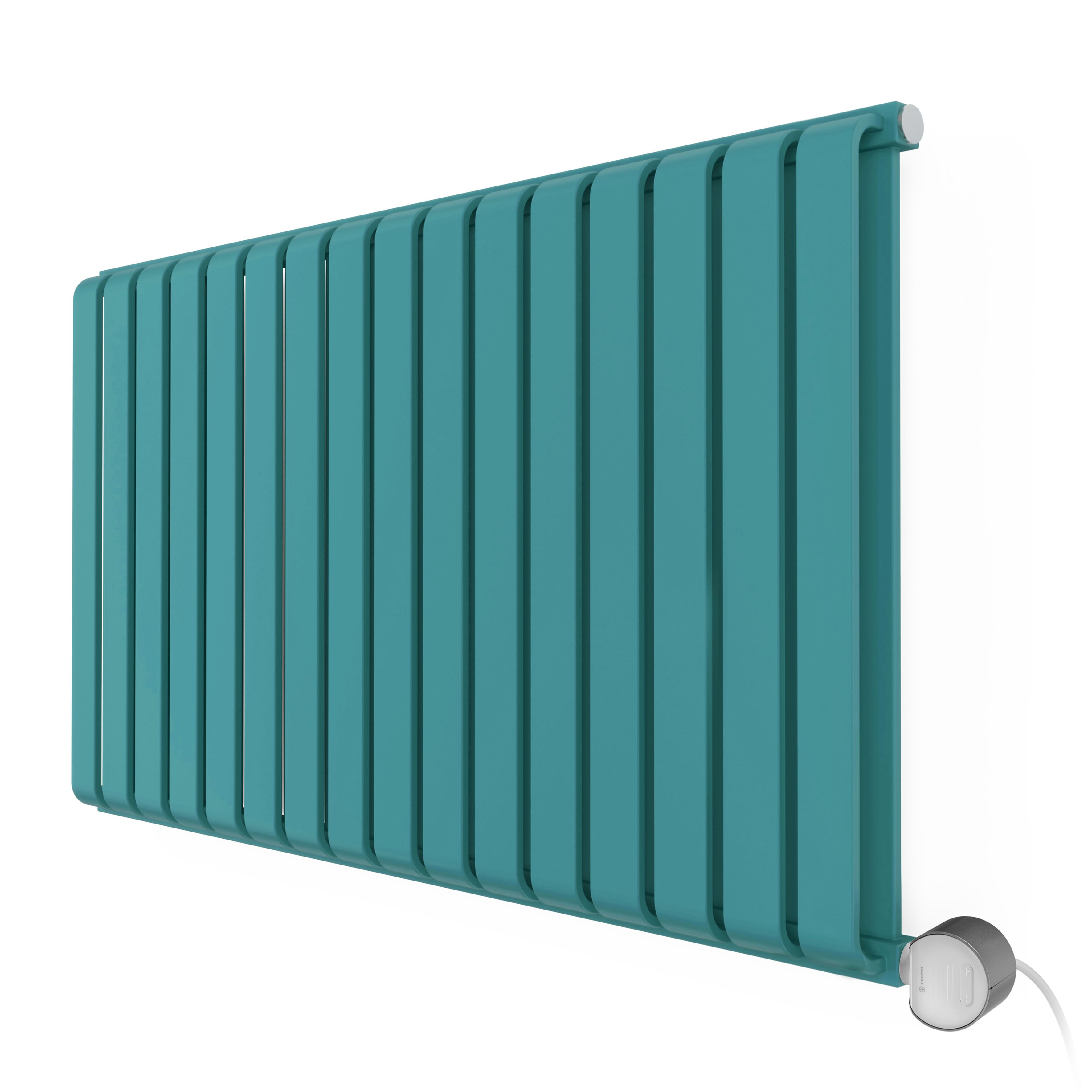 Terma 230V 1.2kW Teal Smart Horizontal Oil-filled radiator | DIY at B&Q