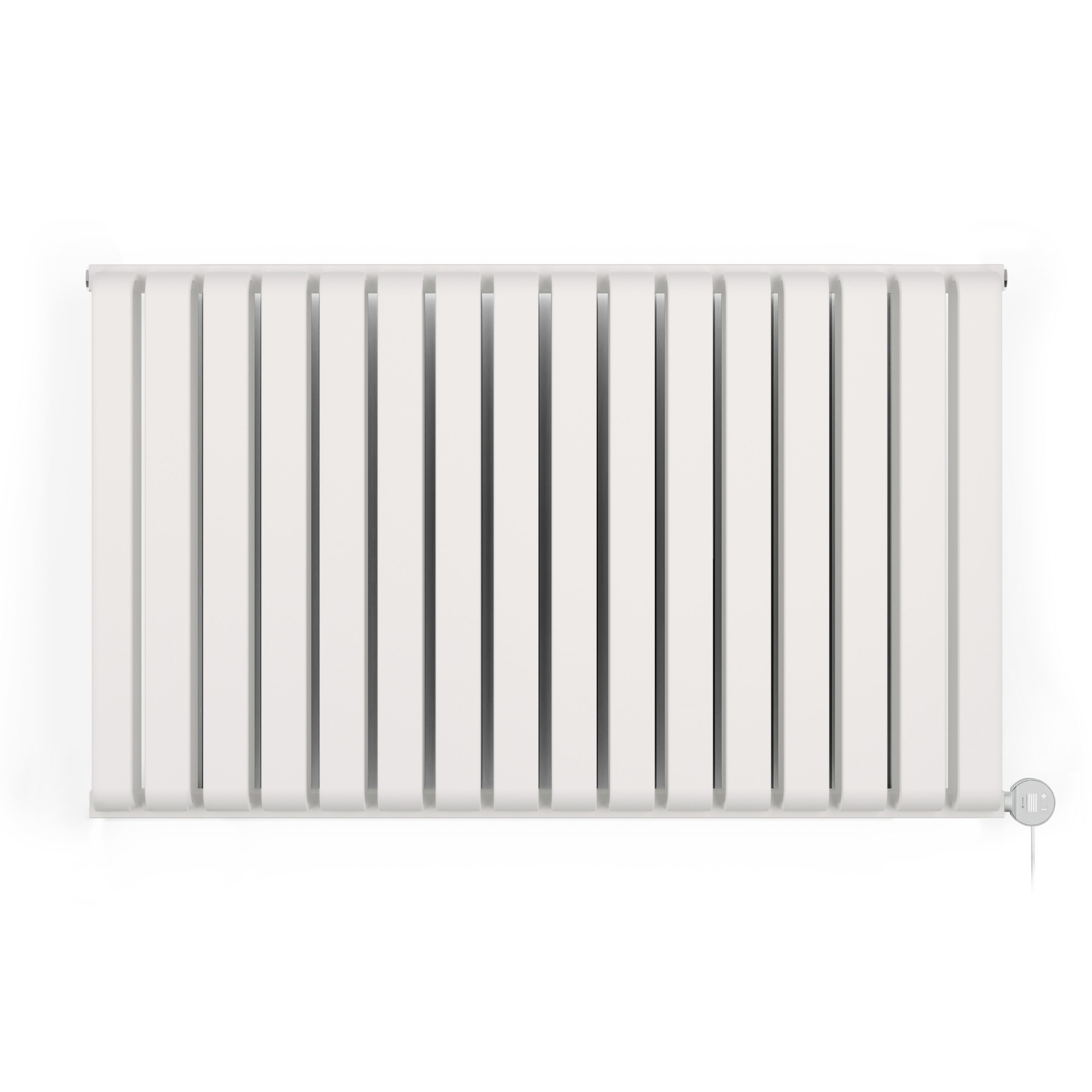 Terma 230V 1.2kW White Smart Horizontal Oil-filled radiator (H) 630mm x ...