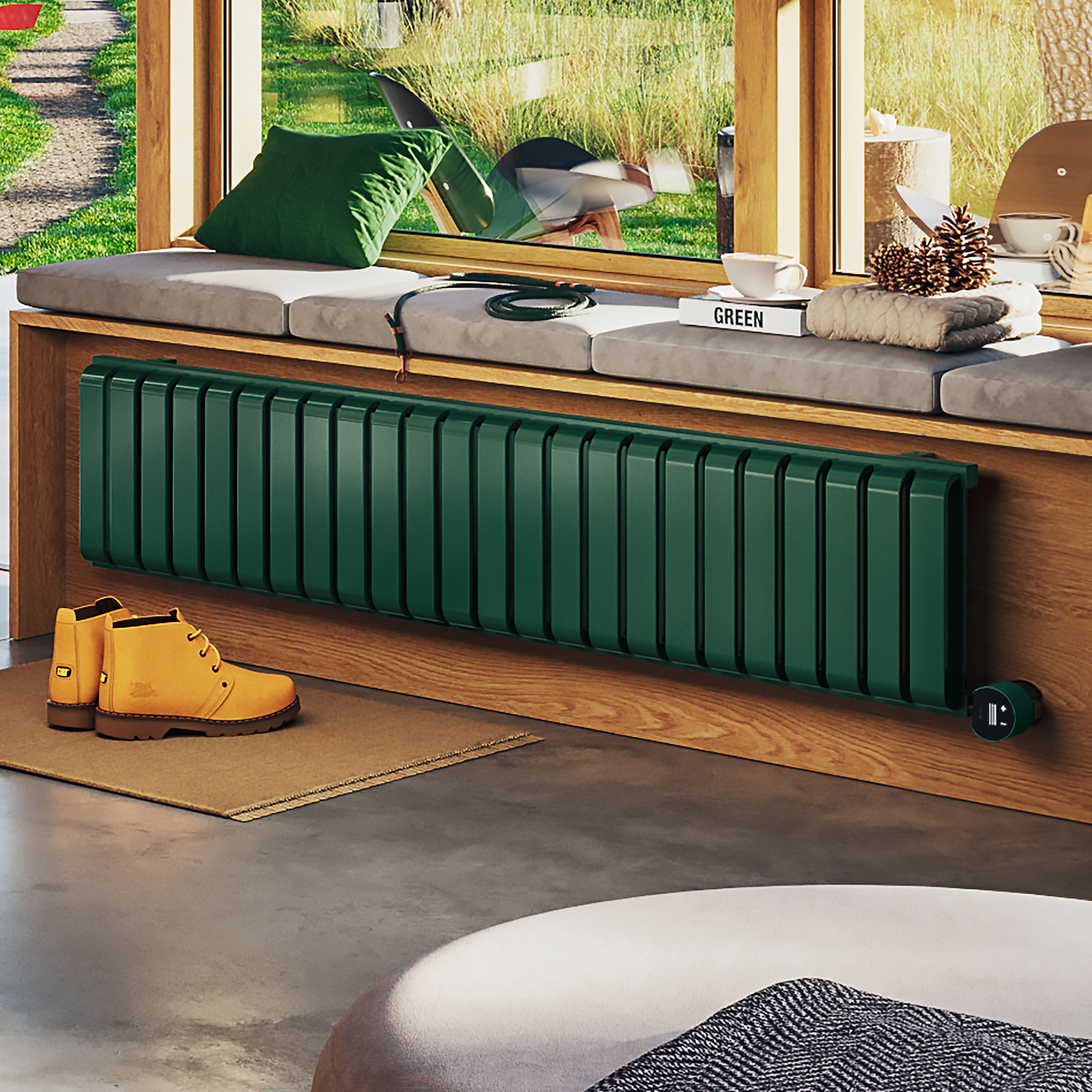 Terma 230V 1kW Green Smart Horizontal Oil-filled radiator