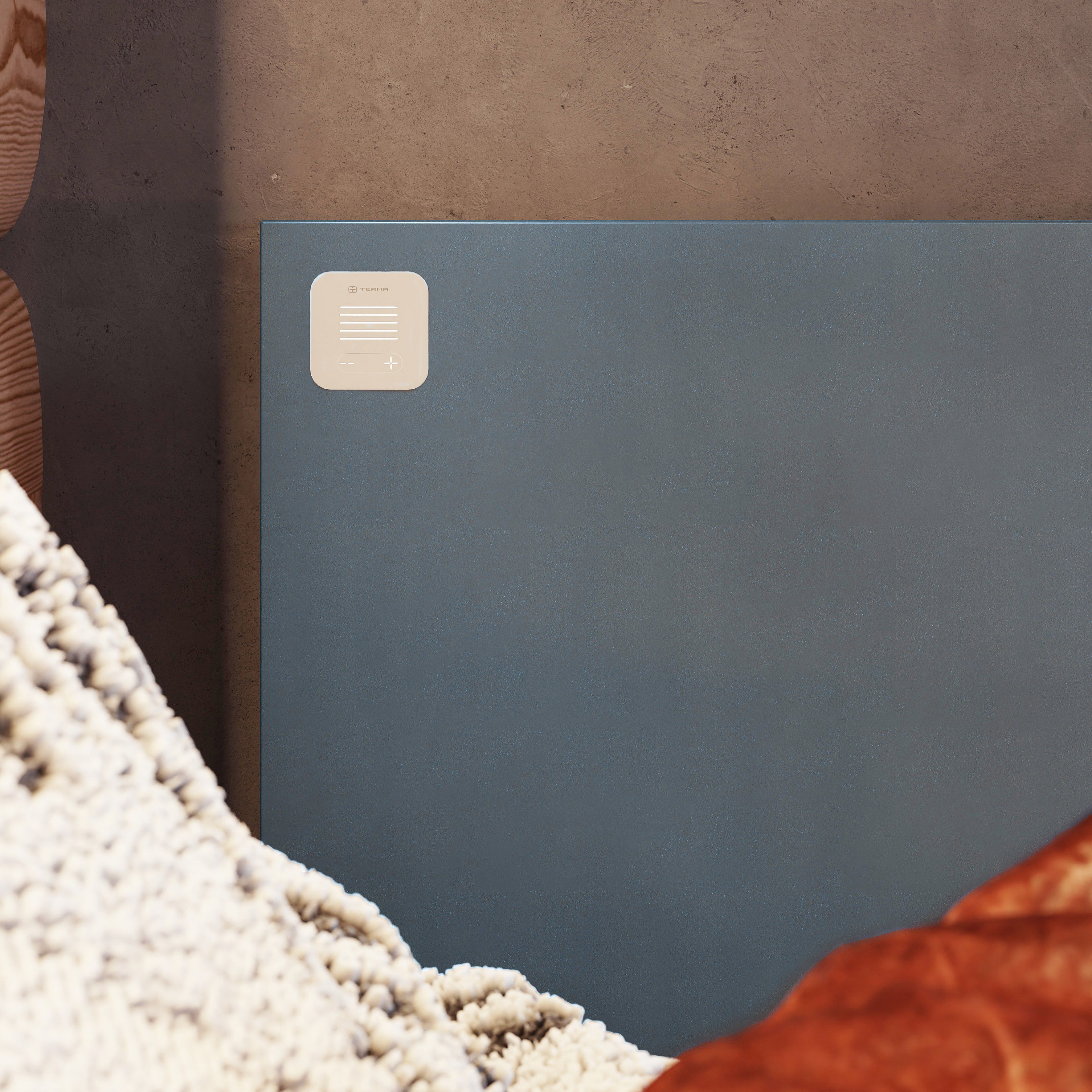 Terma 230V 2kW Anodic Sapphire Smart Horizontal Oil-free radiator