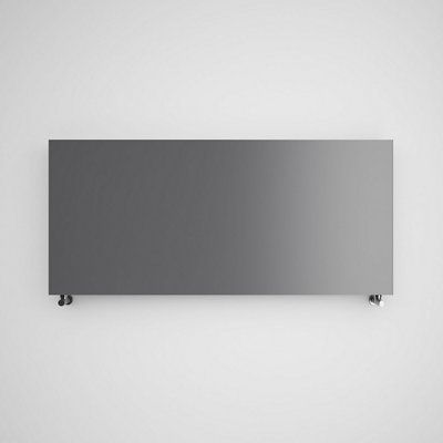 Terma Case Slim Satin storm sky Horizontal Designer Radiator, (W)1300mm ...