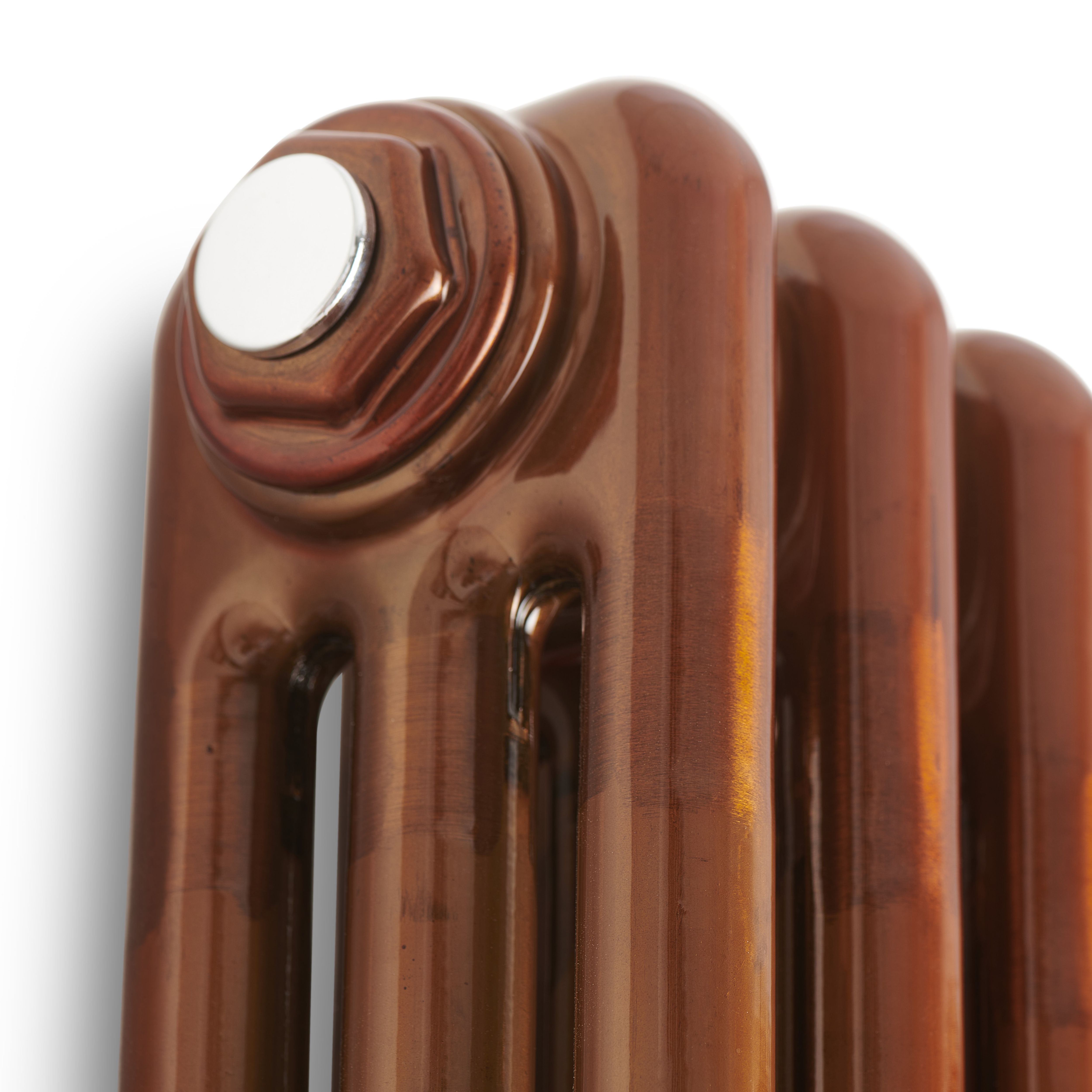 Terma Colorado Copper Lacquer 3 Column Radiator, (W)834mm x (H)600mm