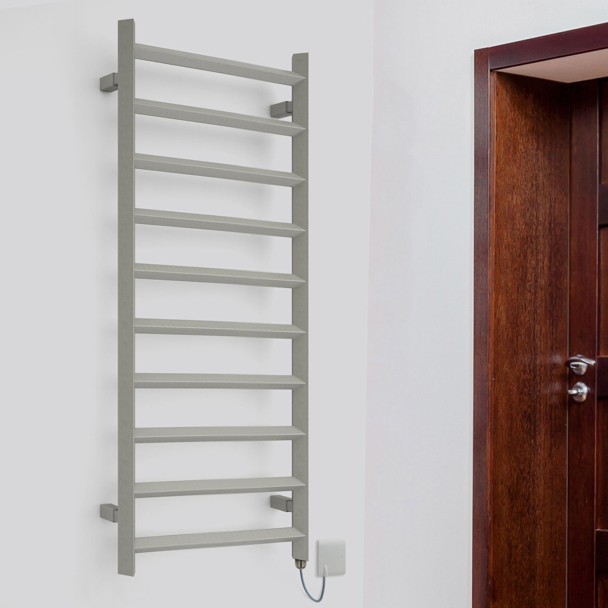 Terma Crystal Satin sparkling gravel Oil-filled Electric towel radiator ...