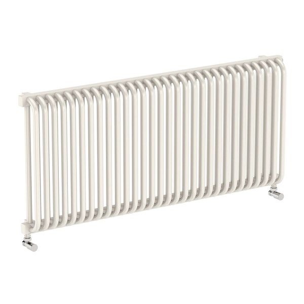 Terma Delfin Soft white Horizontal Designer Radiator, (W)1220mm x (H ...