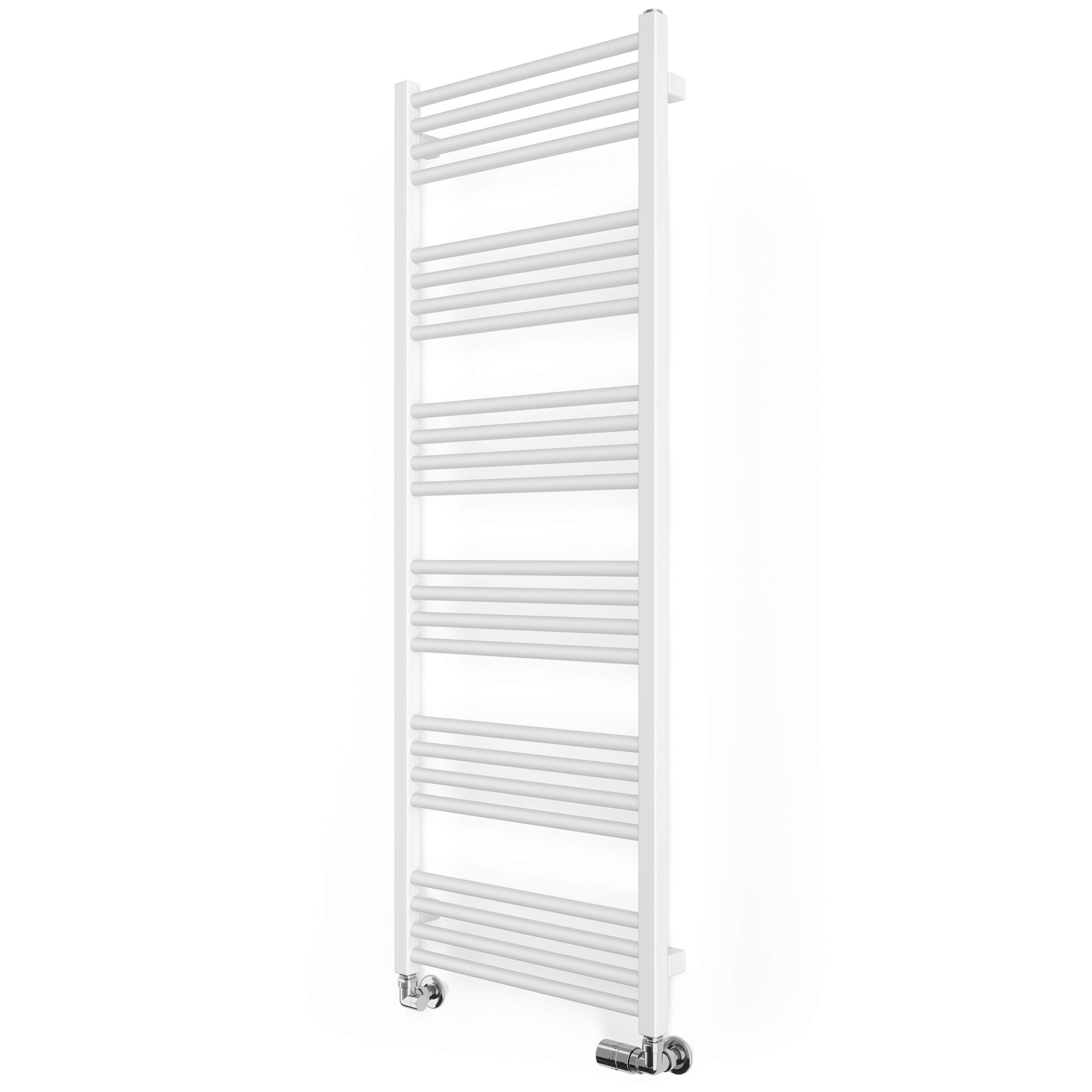 Terma Fiona White Flat Towel warmer (W)500mm x (H)1380mm | DIY at B&Q