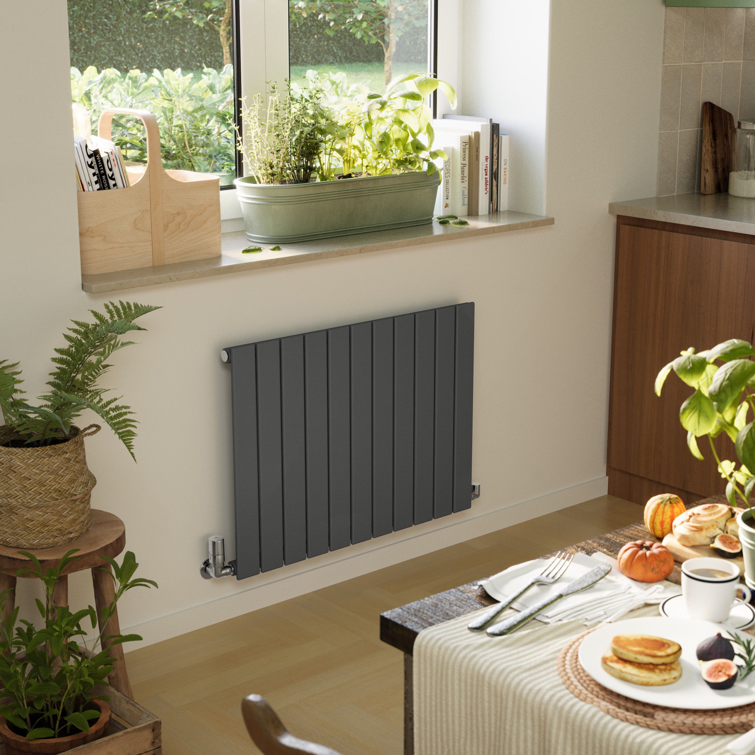 Buy Terma Forte Metallic Grey Hydronic Horizontal or vertical Designer ...