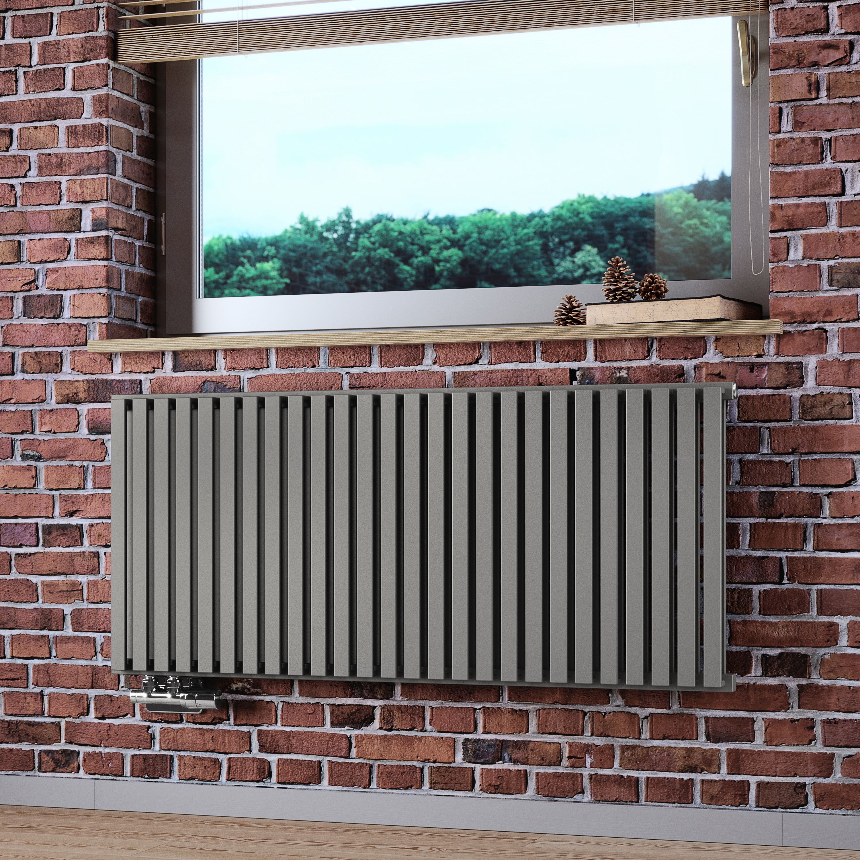 Terma Nemo WGNEM053118 KMSTYL Metallic stone Hydronic Horizontal ...