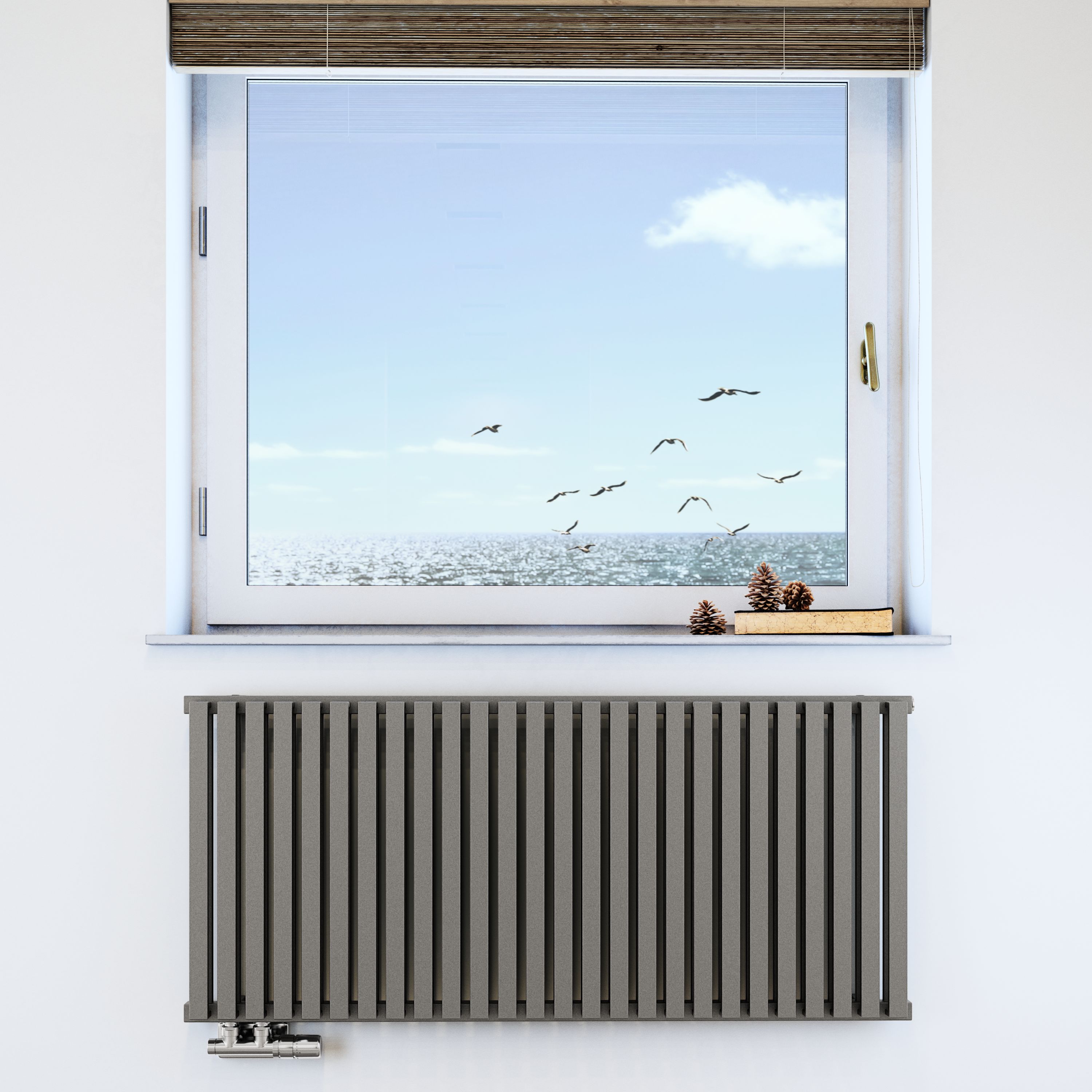 Terma Nemo WGNEM053118 KMSTYL Metallic stone Hydronic Horizontal ...