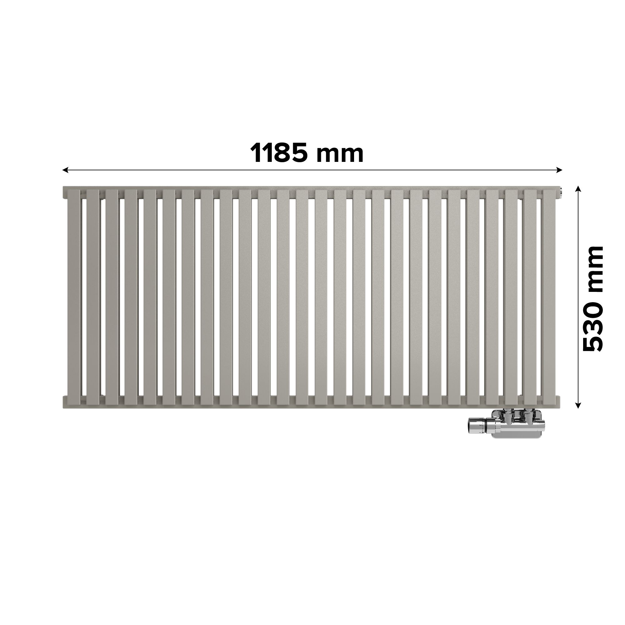 Terma Nemo WGNEM053118 KMSTYL Metallic stone Hydronic Horizontal ...