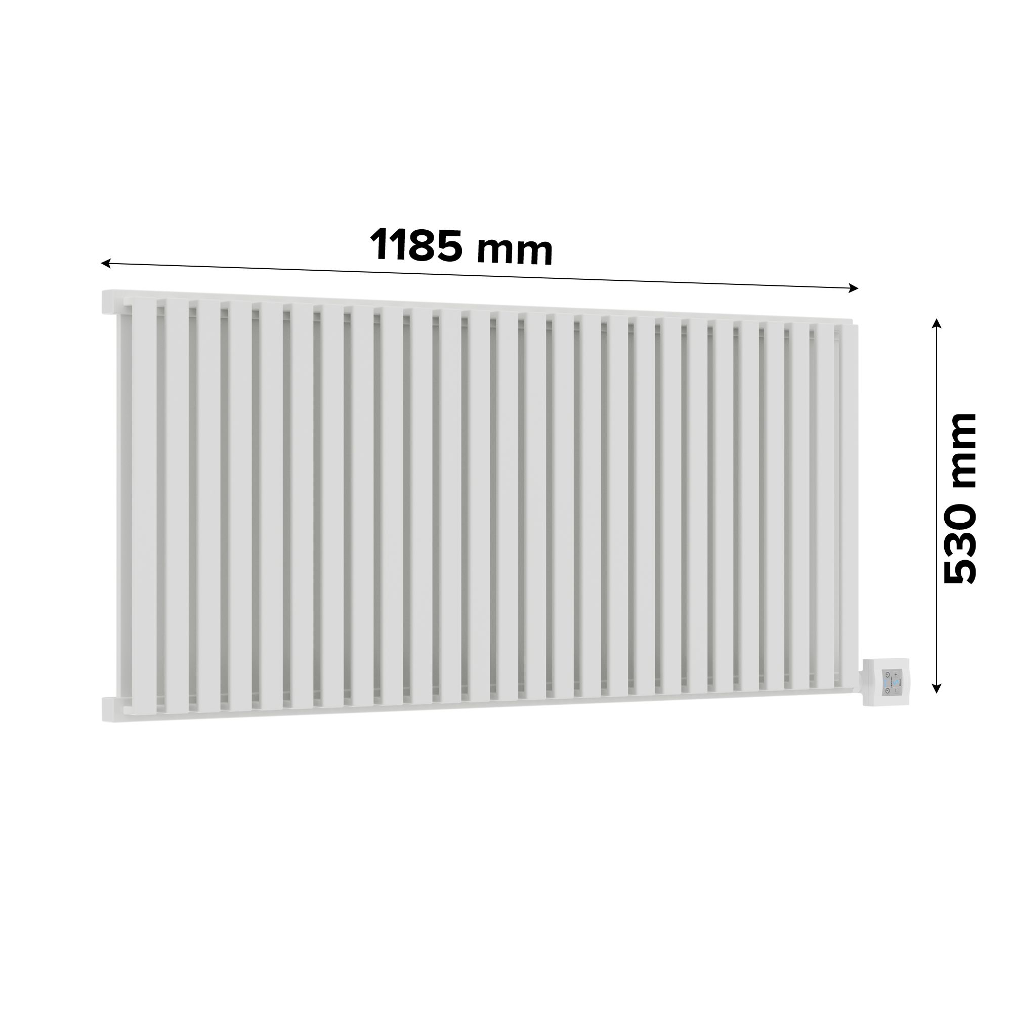 Terma Nemo WLNEM053118 SFMSE7TS1D White Horizontal Designer Radiator ...