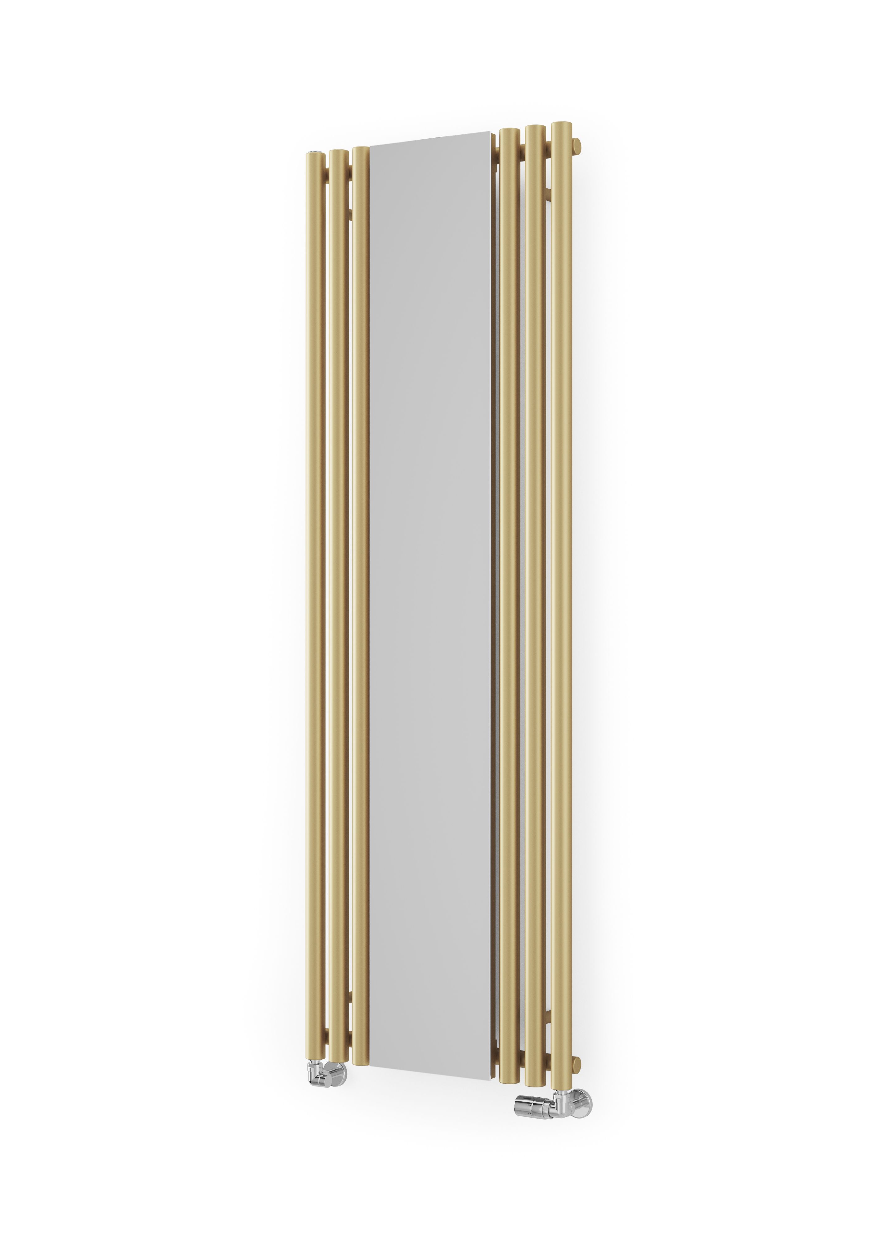 Terma Rolo Mirror Copper Vertical Designer Radiator, (W)590mm x (H ...