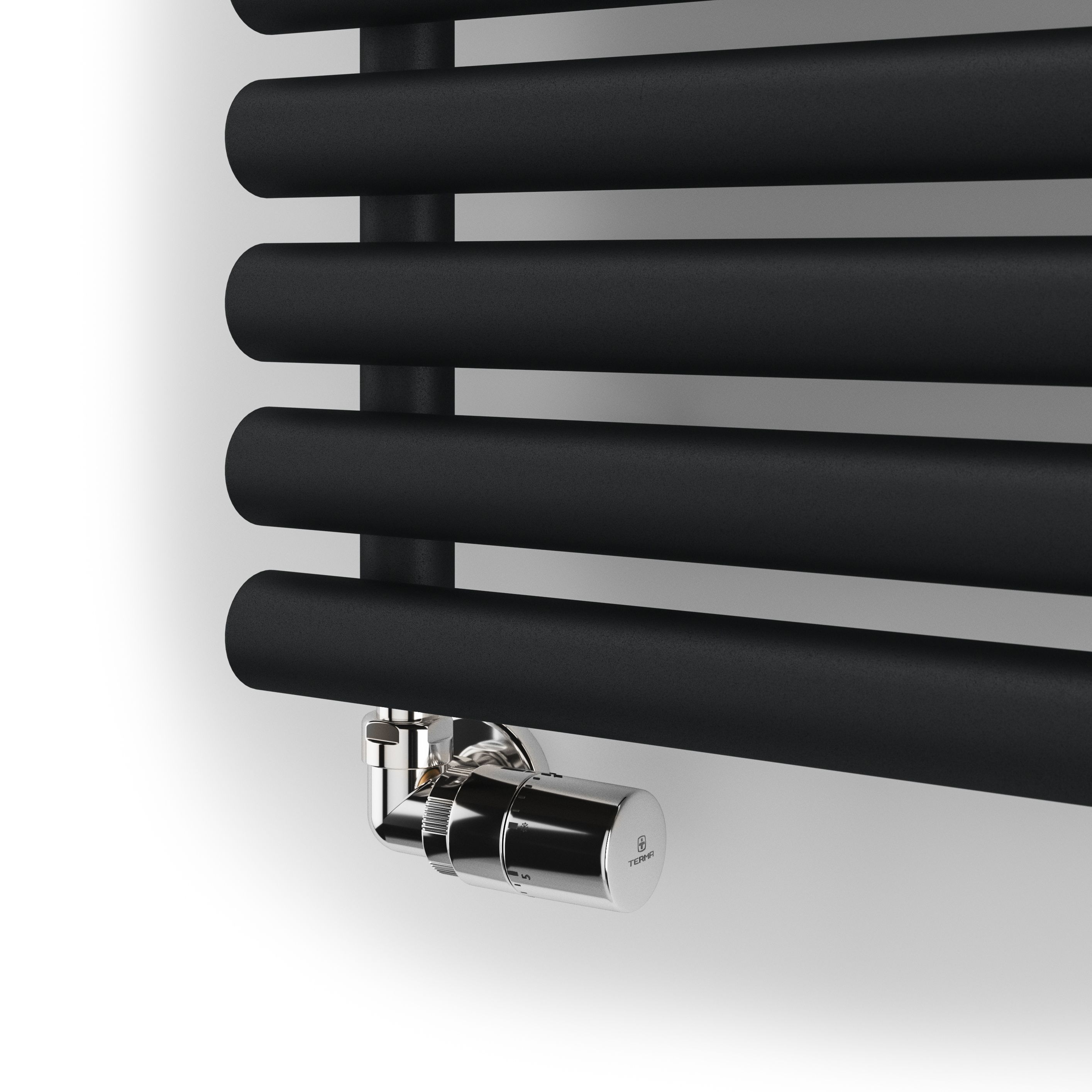 Terma Rolo Room Black Horizontal or vertical Designer 2738BTU Radiator ...