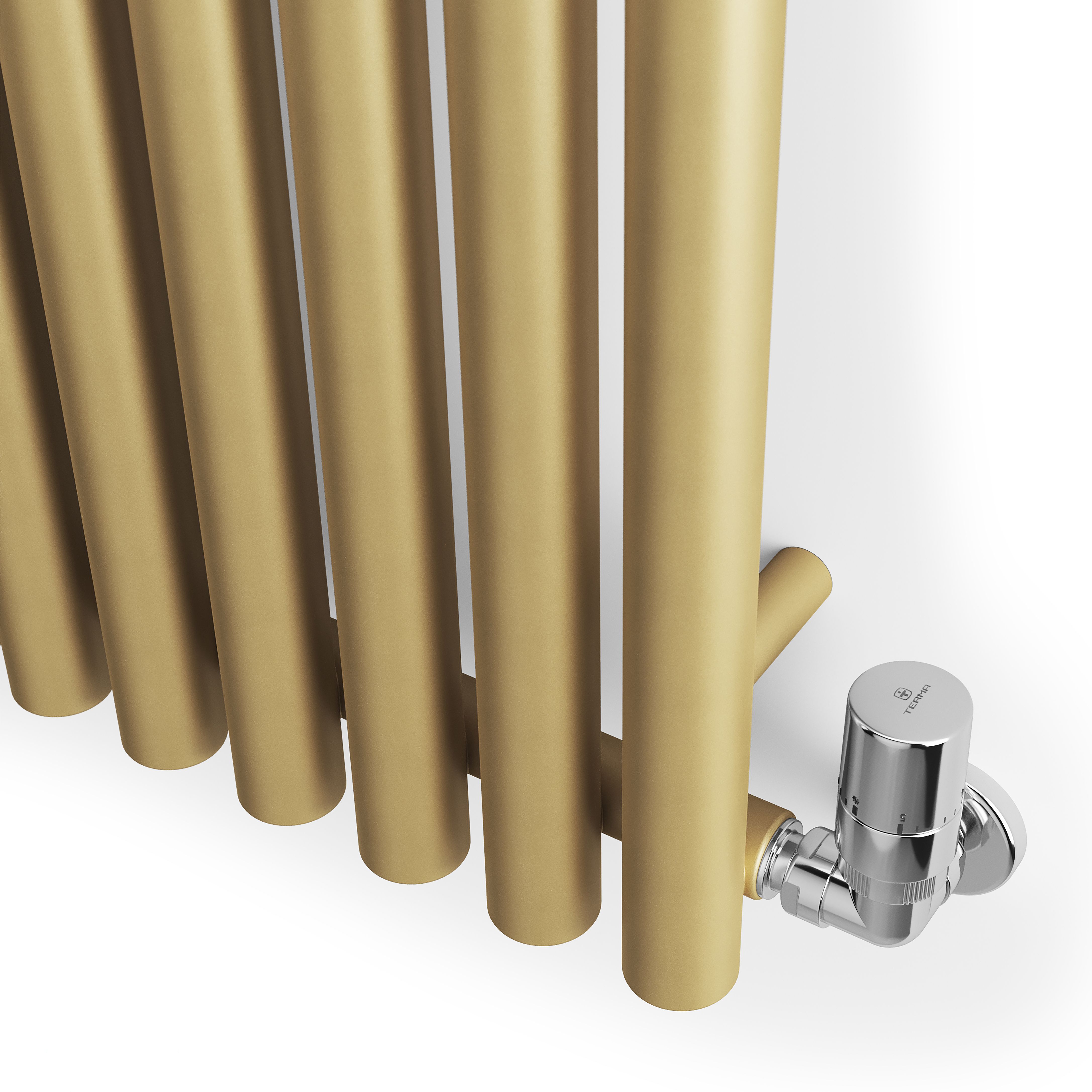 Terma Rolo Room Brass Electric Horizontal or vertical Designer 4297BTU ...