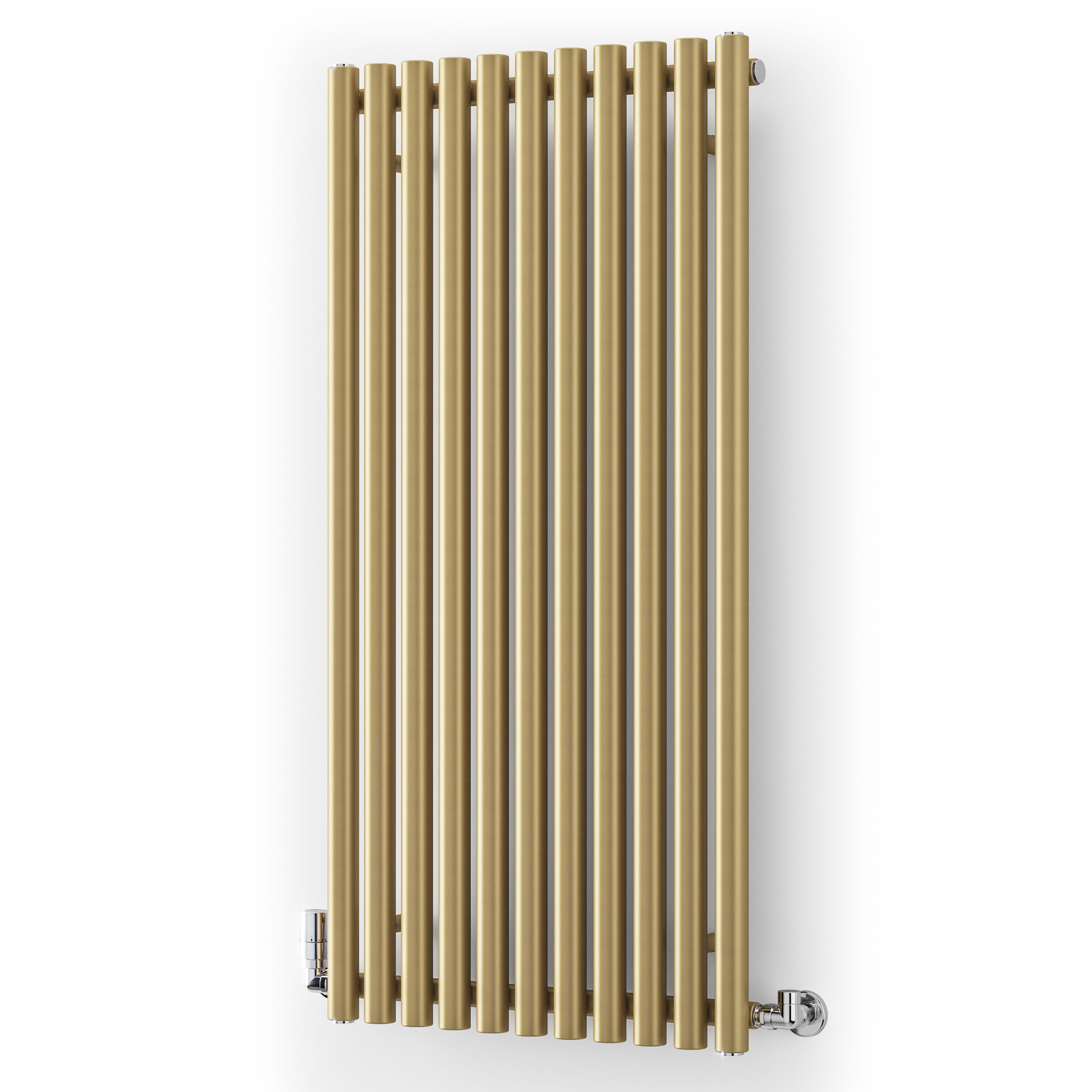 Terma Rolo Room Brass Horizontal or vertical Designer 3028BTU Radiator ...