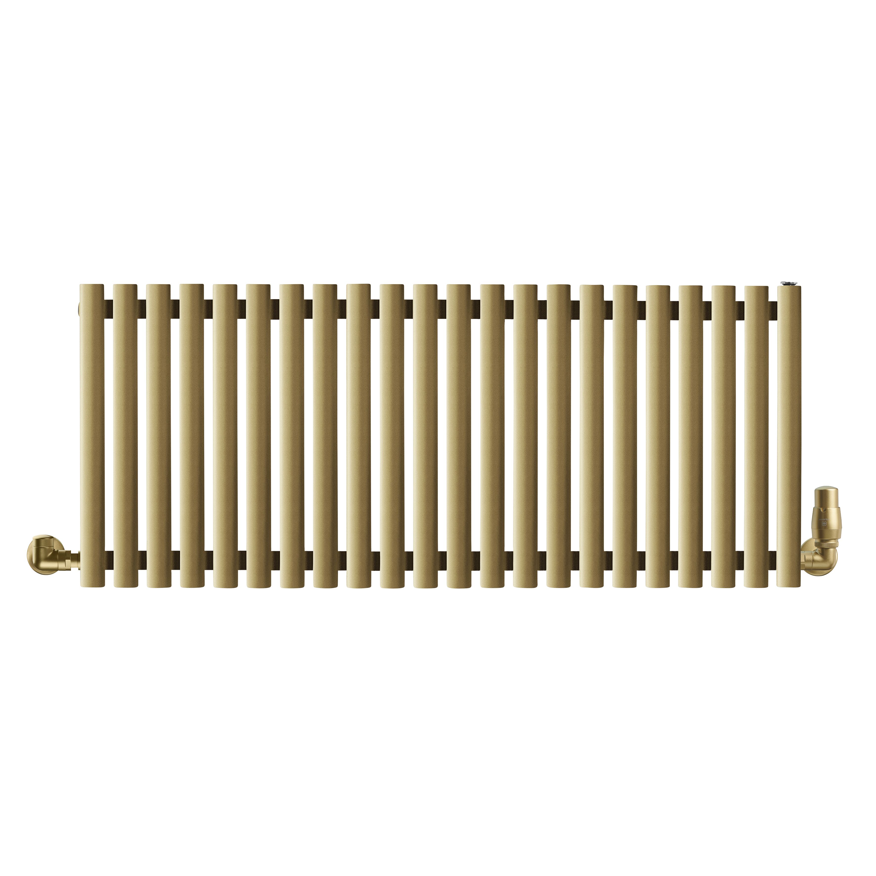 Terma Rolo Room Gold Hydronic Horizontal Designer 2768BTU Radiator, (W ...