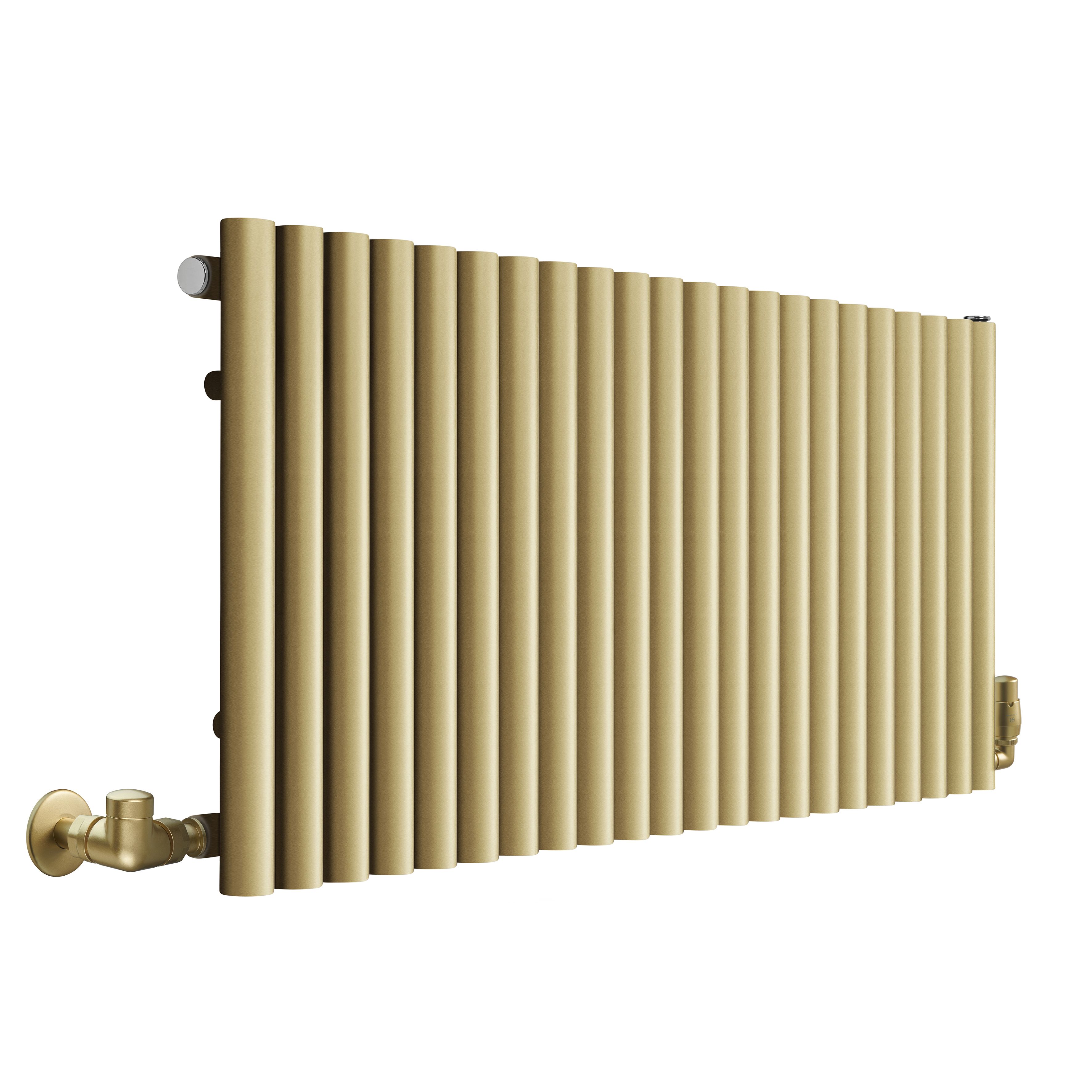 Terma Rolo Room Gold Hydronic Horizontal Designer 2768BTU Radiator, (W ...