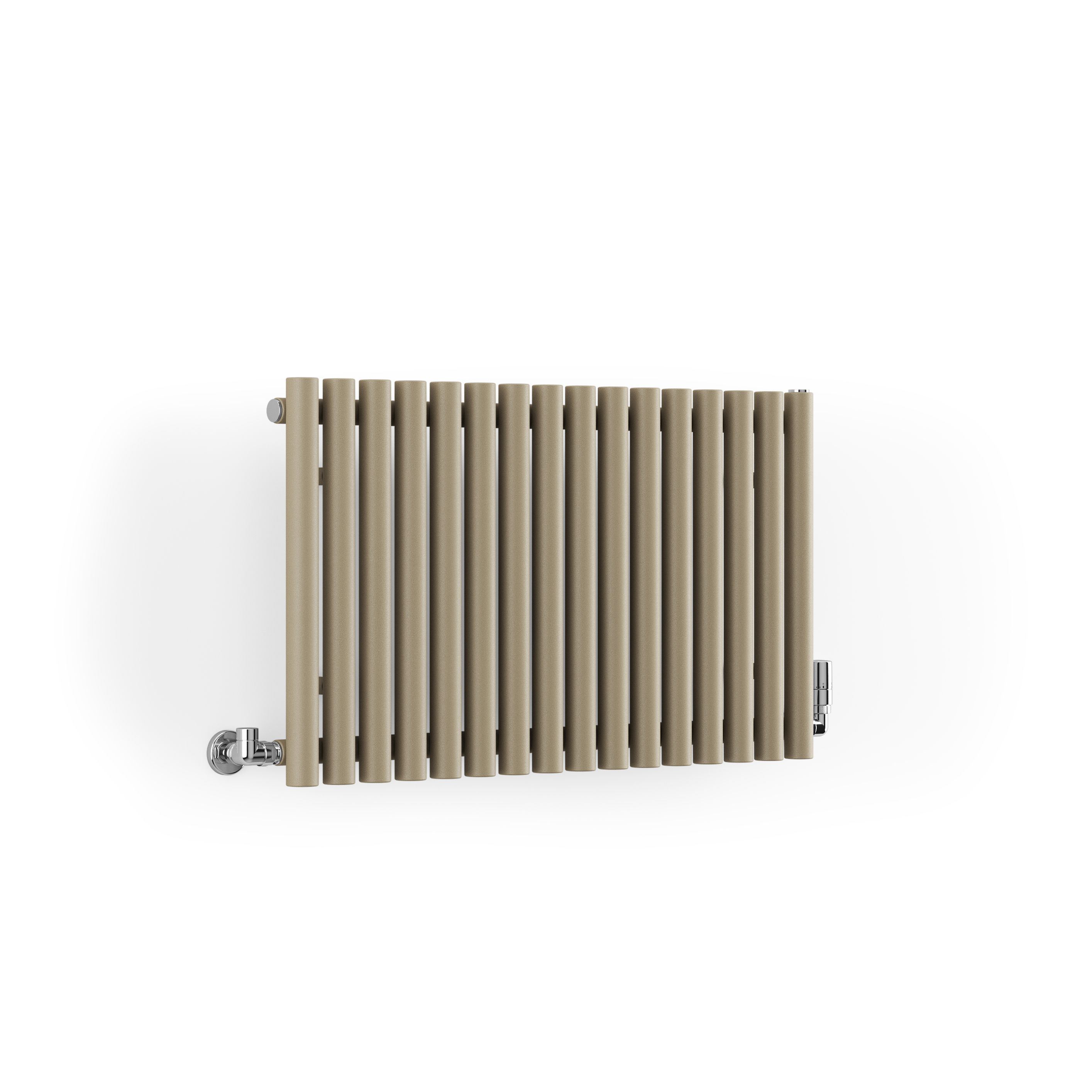 Terma Rolo Room Quartz mocha Horizontal Designer Radiator, (W)865mm x ...