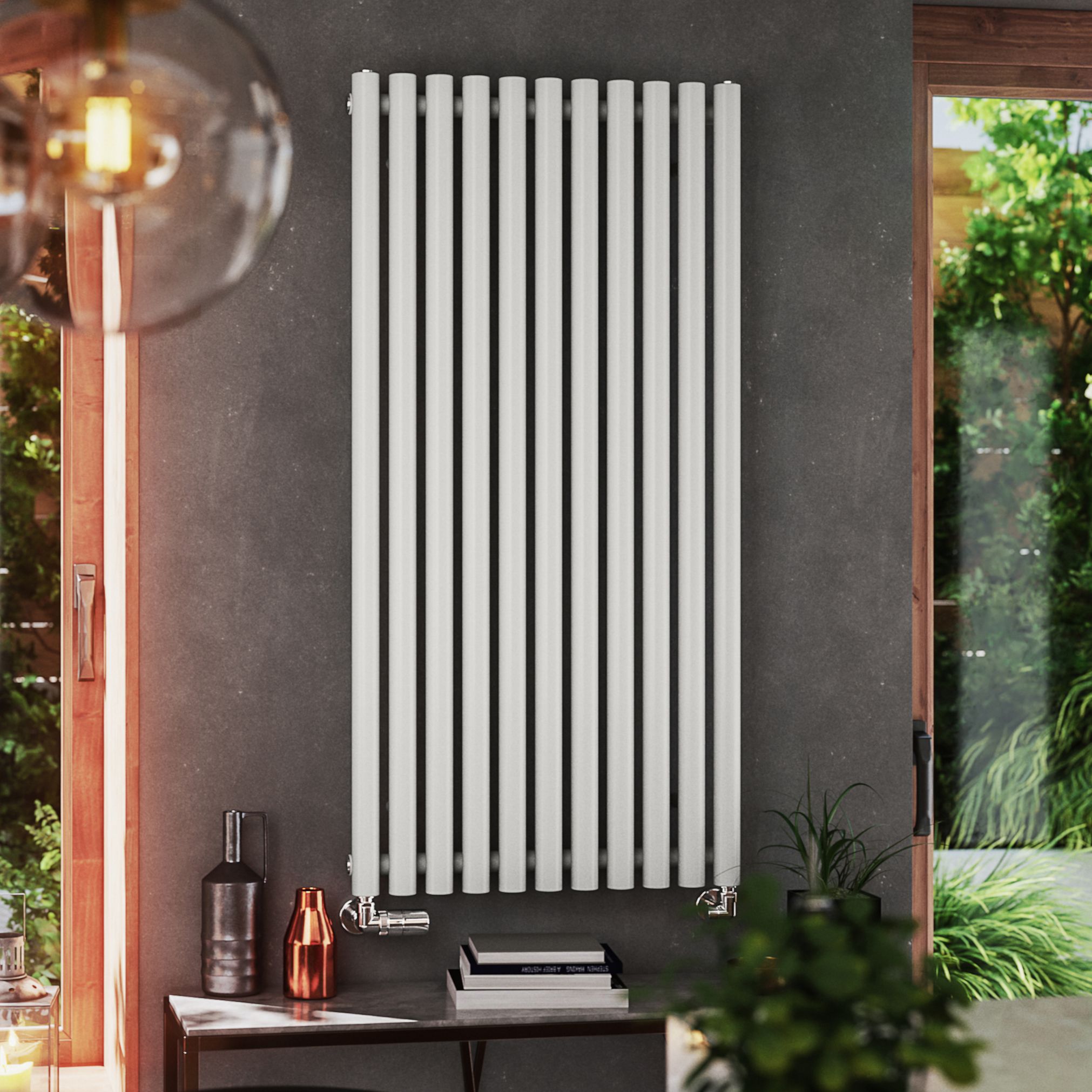 Terma Rolo Room White Electric Horizontal or vertical Designer 3028BTU ...