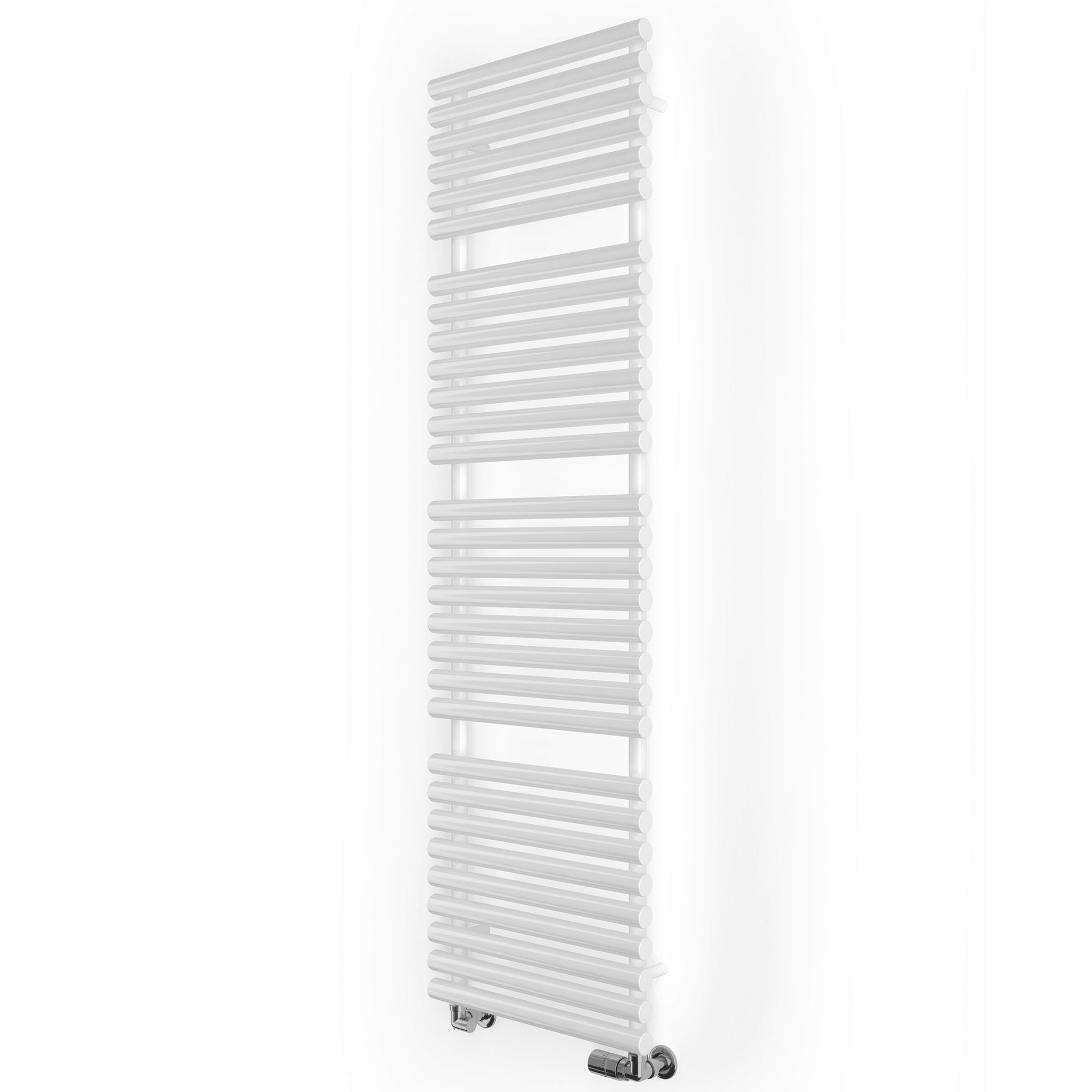 Terma Rolo White Electric & gas Flat Towel warmer (W)520mm x (H)1800mm