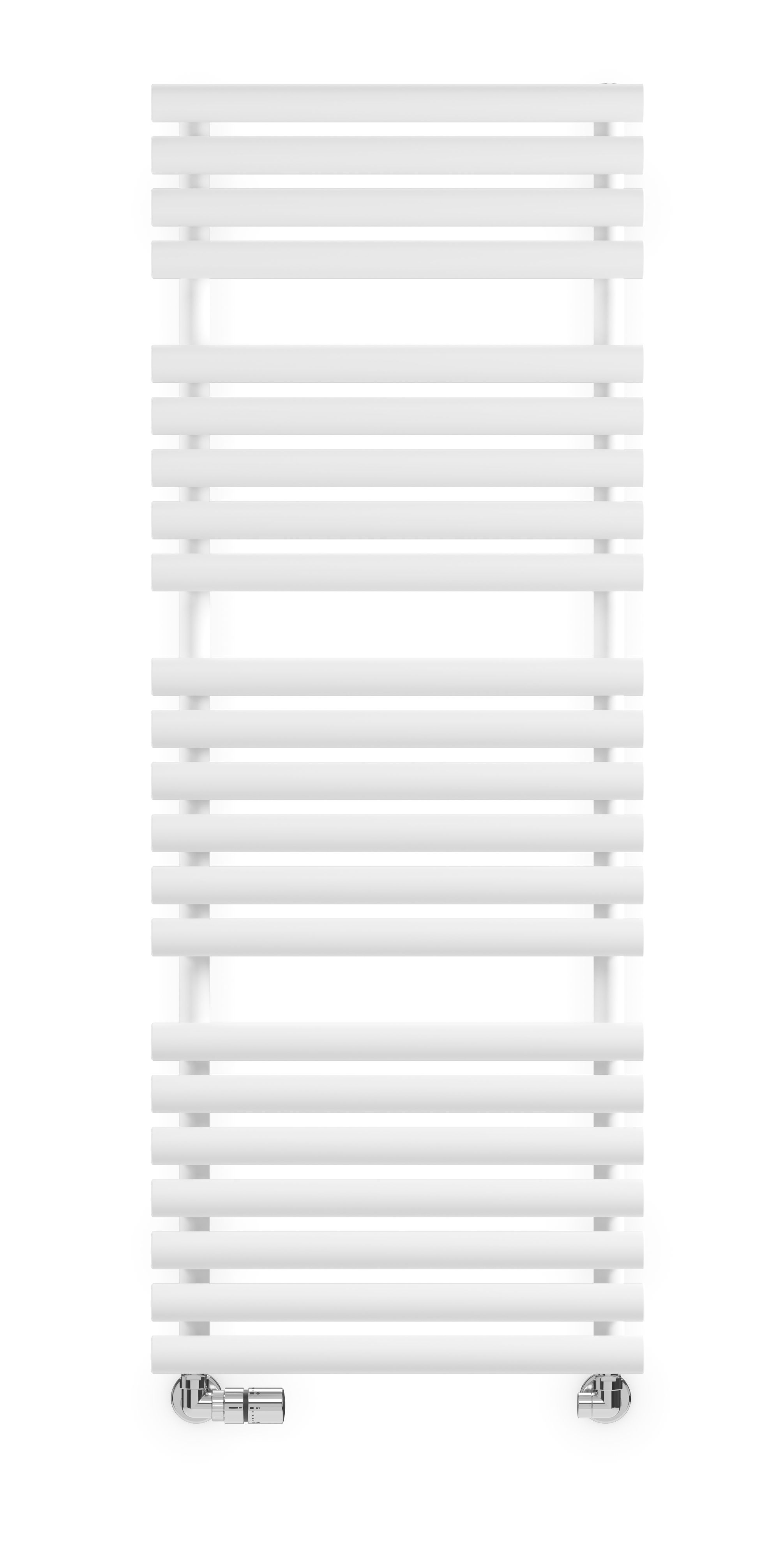 Terma Rolo White Hydronic Towel warmer (W)520mm x (H)1360mm