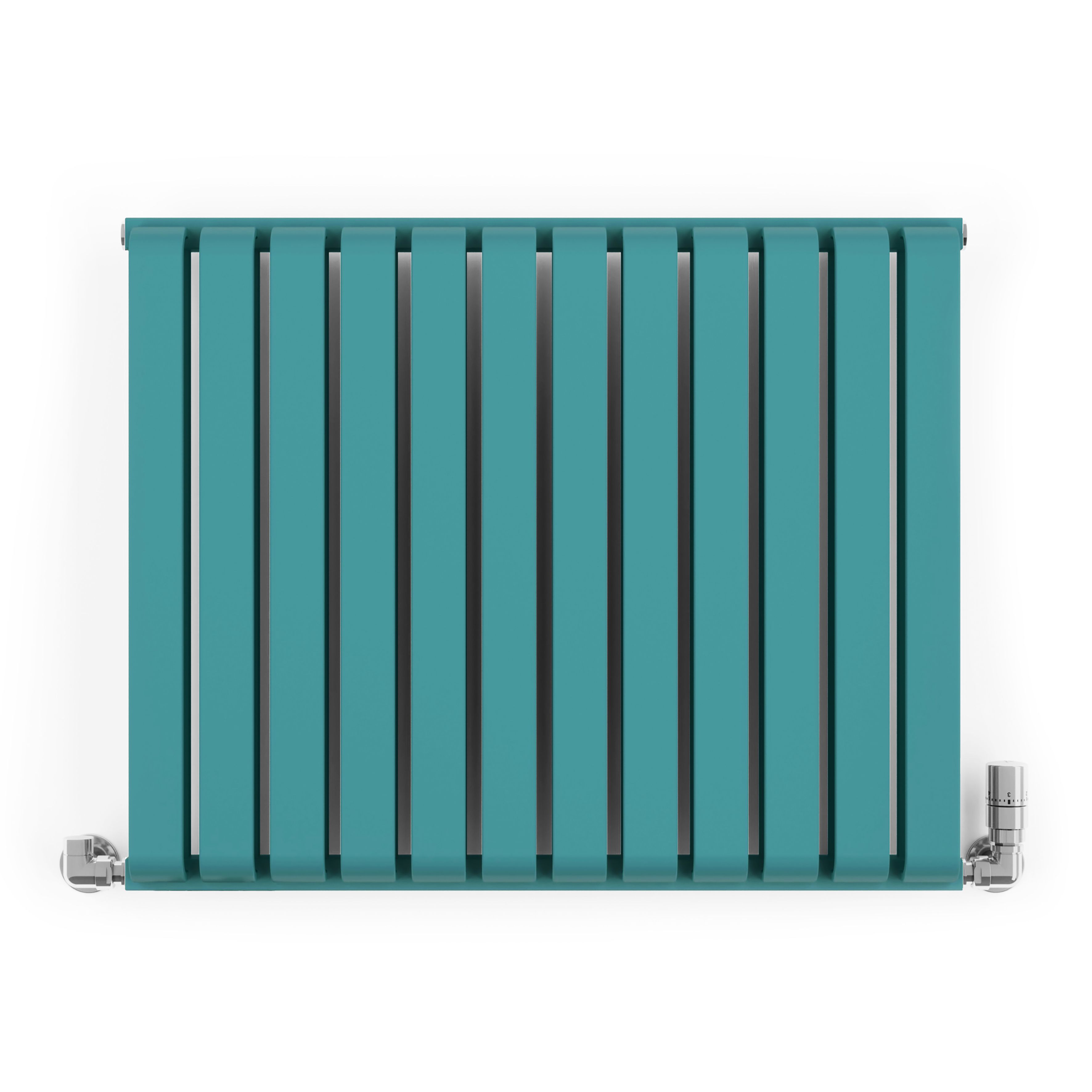 Terma Warp Room Blue Hydronic Horizontal Designer 2960BTU Radiator, (W ...