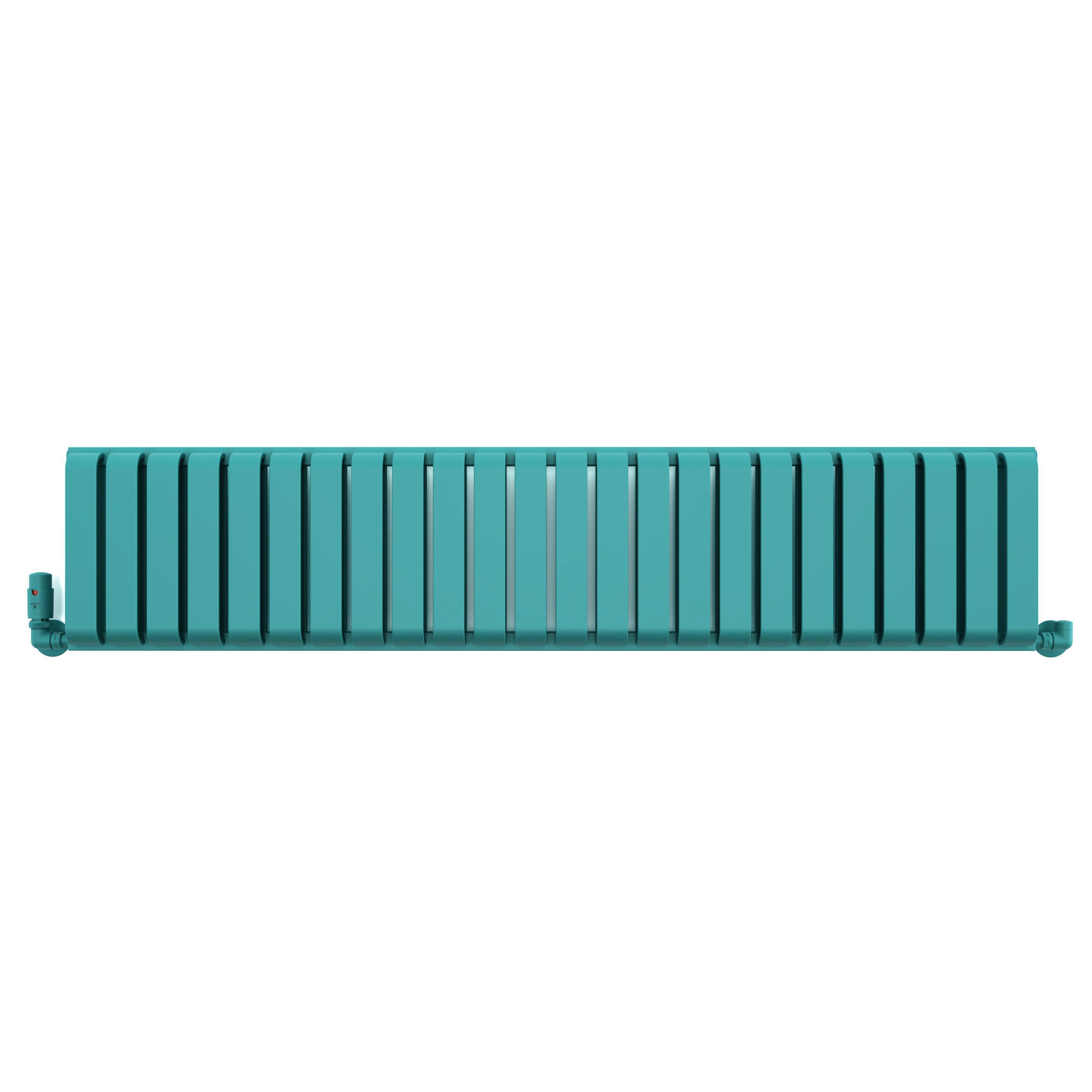 Terma Warp Room Blue Hydronic Horizontal Designer 3317BTU Radiator, (W ...