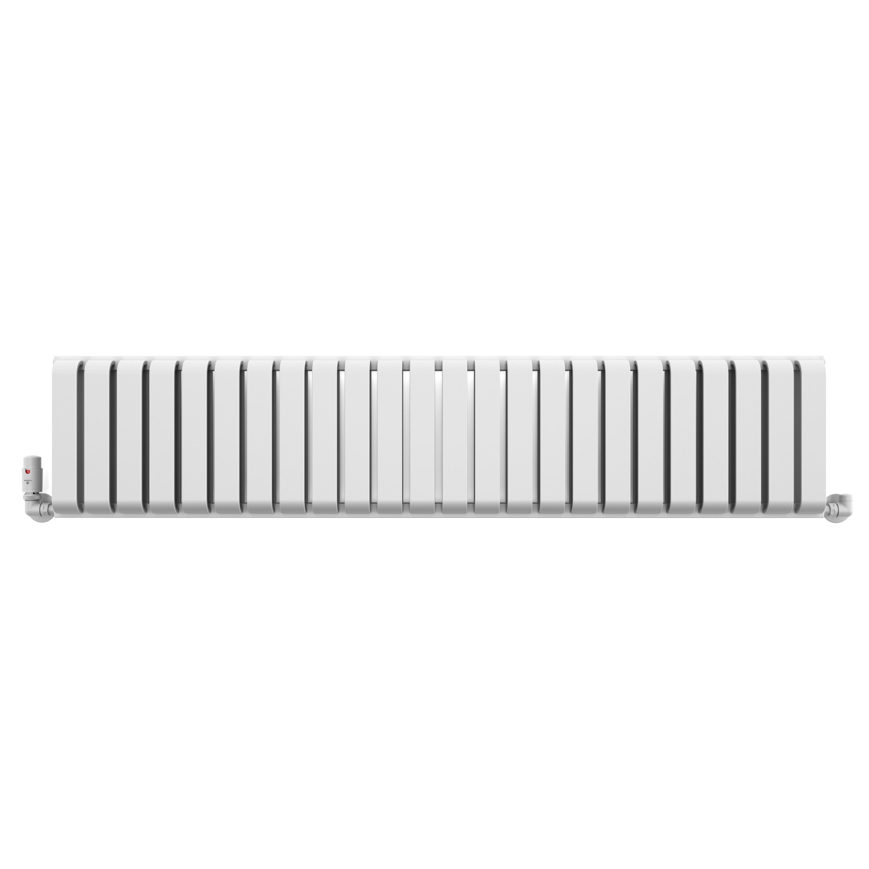 Terma Warp Room White Hydronic Horizontal Designer 3317BTU Radiator, (W ...