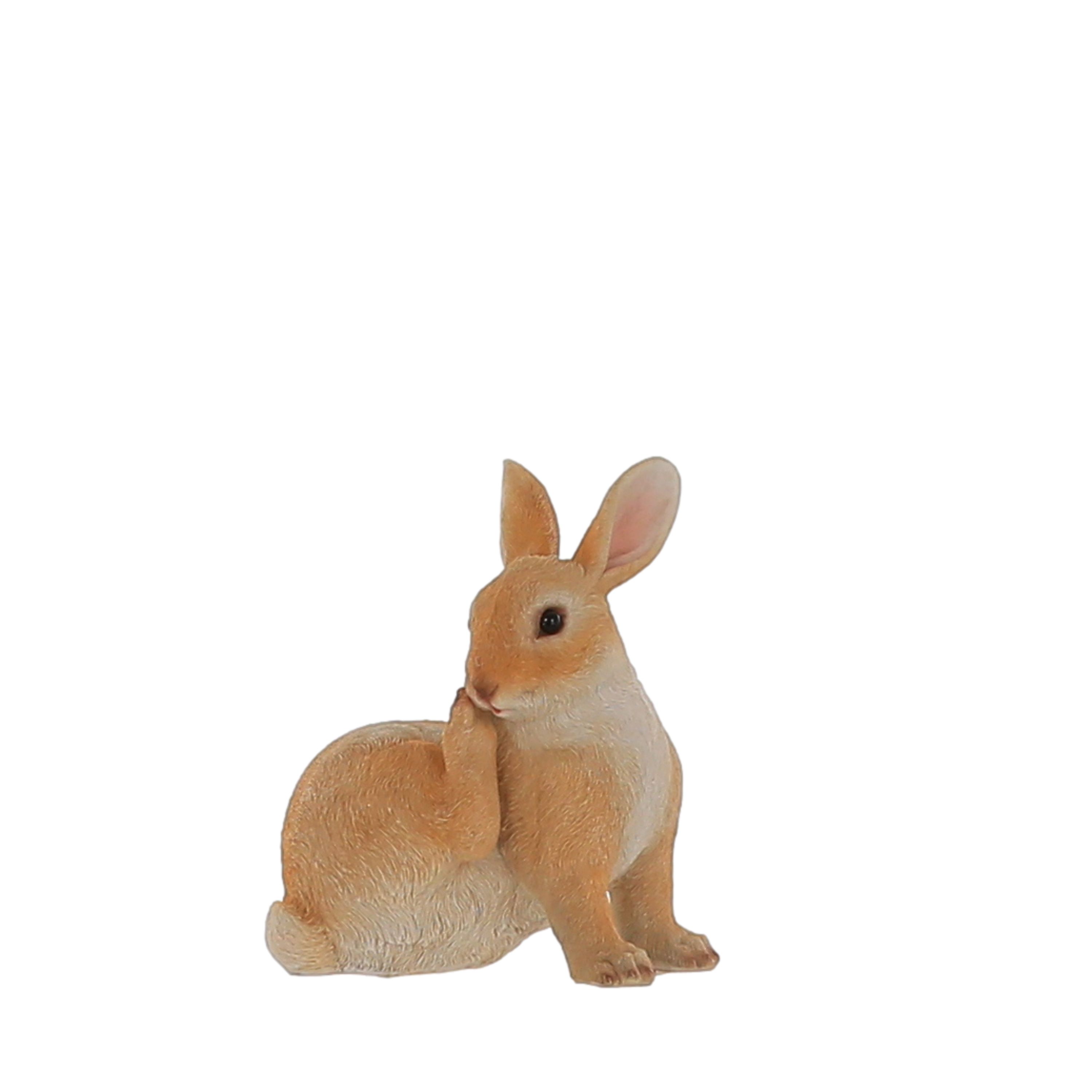 Terrastyle Brown Resin Rabbit Garden ornament (H)22cm | DIY at B&Q