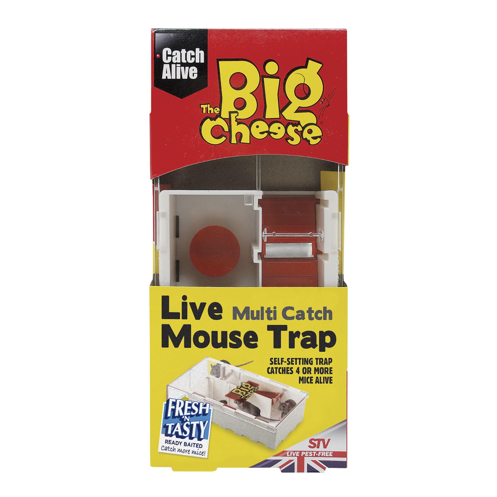 The Big Cheese Mouse trap (H)44mm (W)101mm | DIY at B&Q