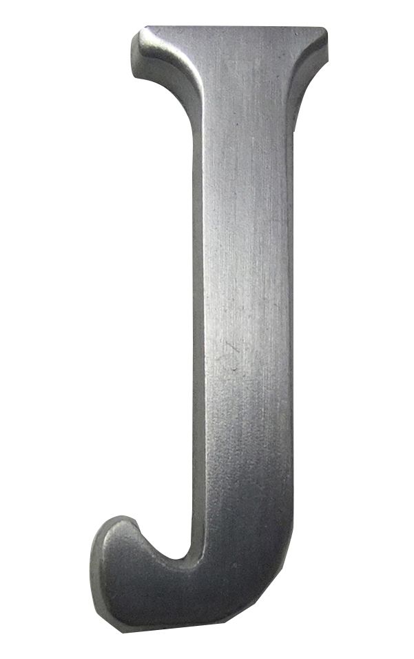 The House Nameplate Company Brushed Silver effect Aluminium Self ...