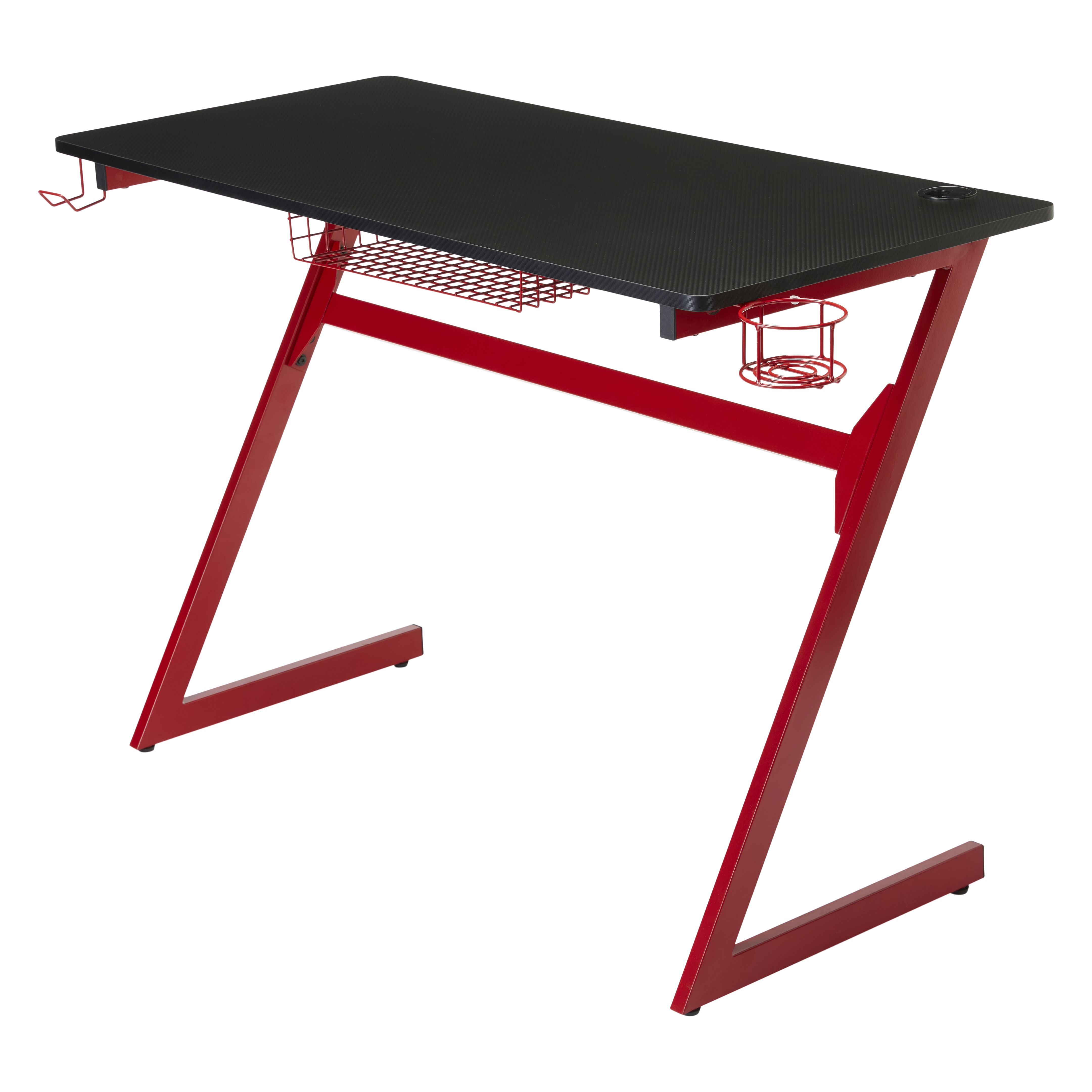 Thunya Red & Black Gaming desk | DIY at B&Q