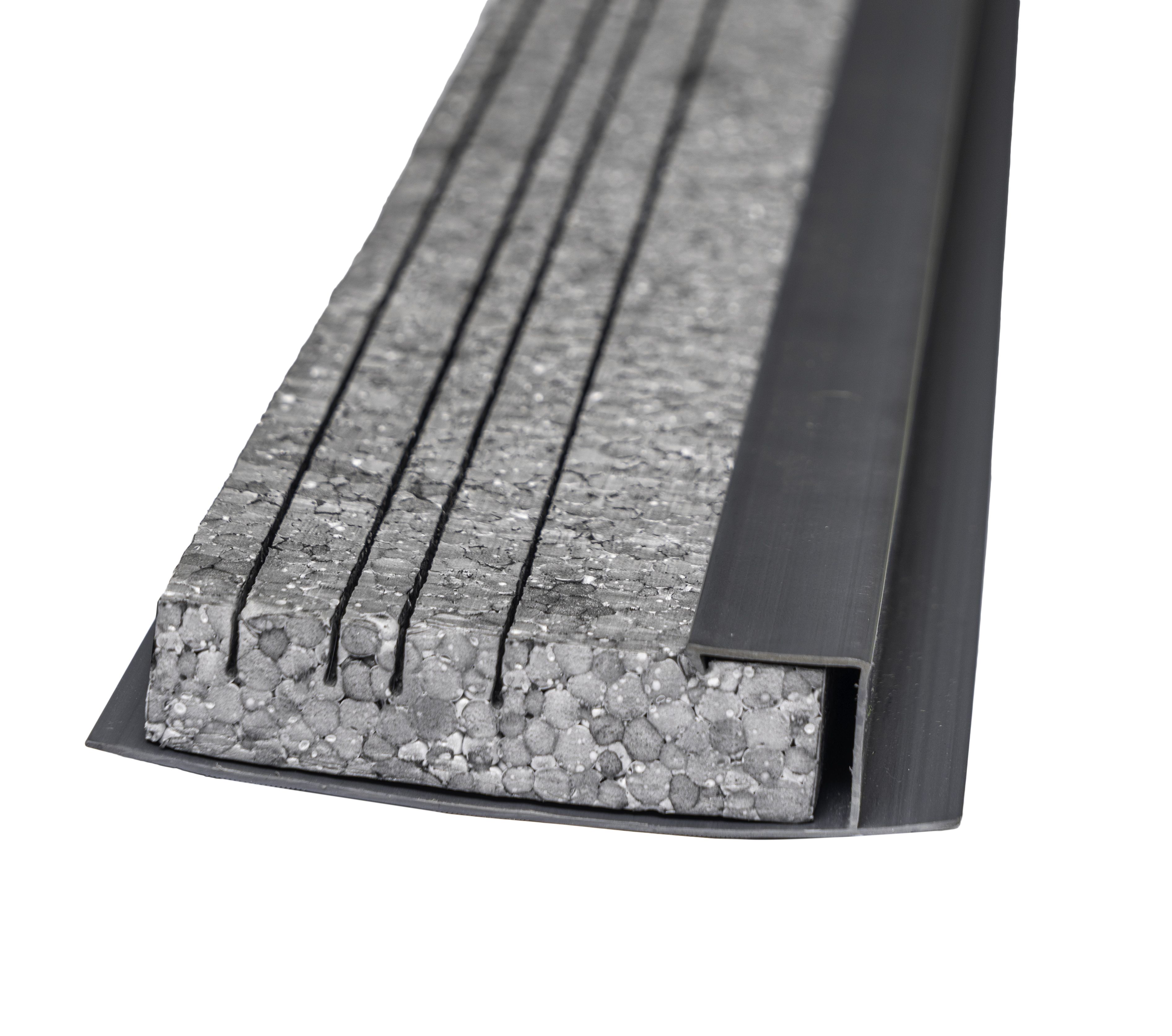 Timloc Grey Thermal insulation board (L)2.4m (W)0.1m (T)25mm