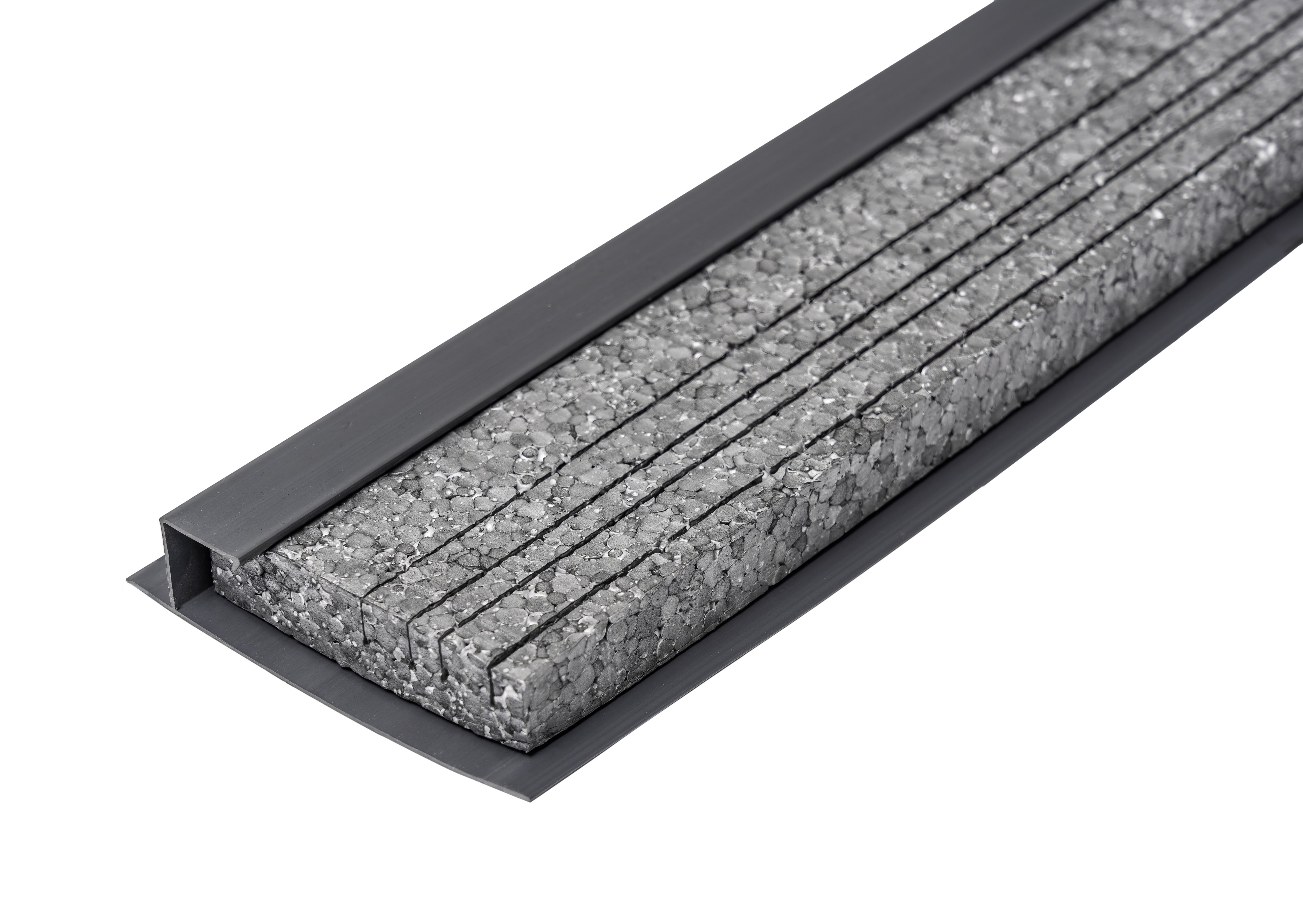 Timloc Grey Thermal insulation board (L)2.4m (W)0.1m (T)25mm