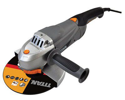 Titan 2350W 230V 230mm Corded Angle grinder - TTB283GRD