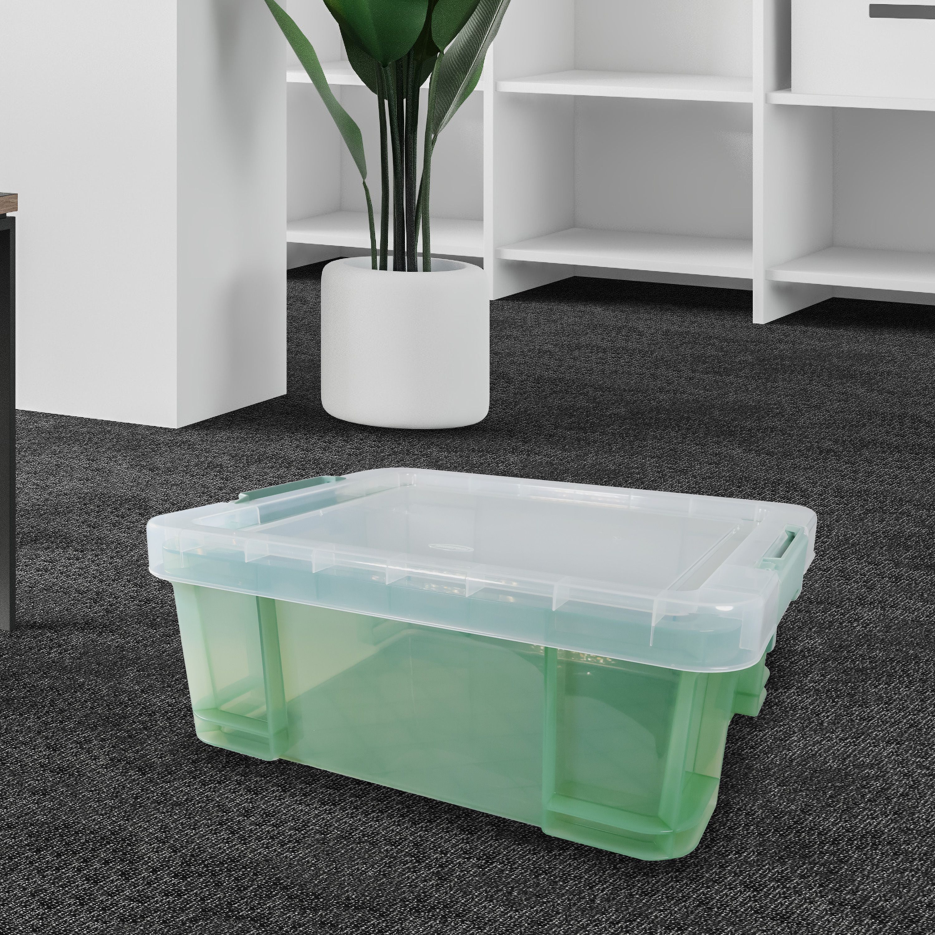 Tontarelli Pro store Heavy duty Sage 18L Medium Plastic Stackable ...