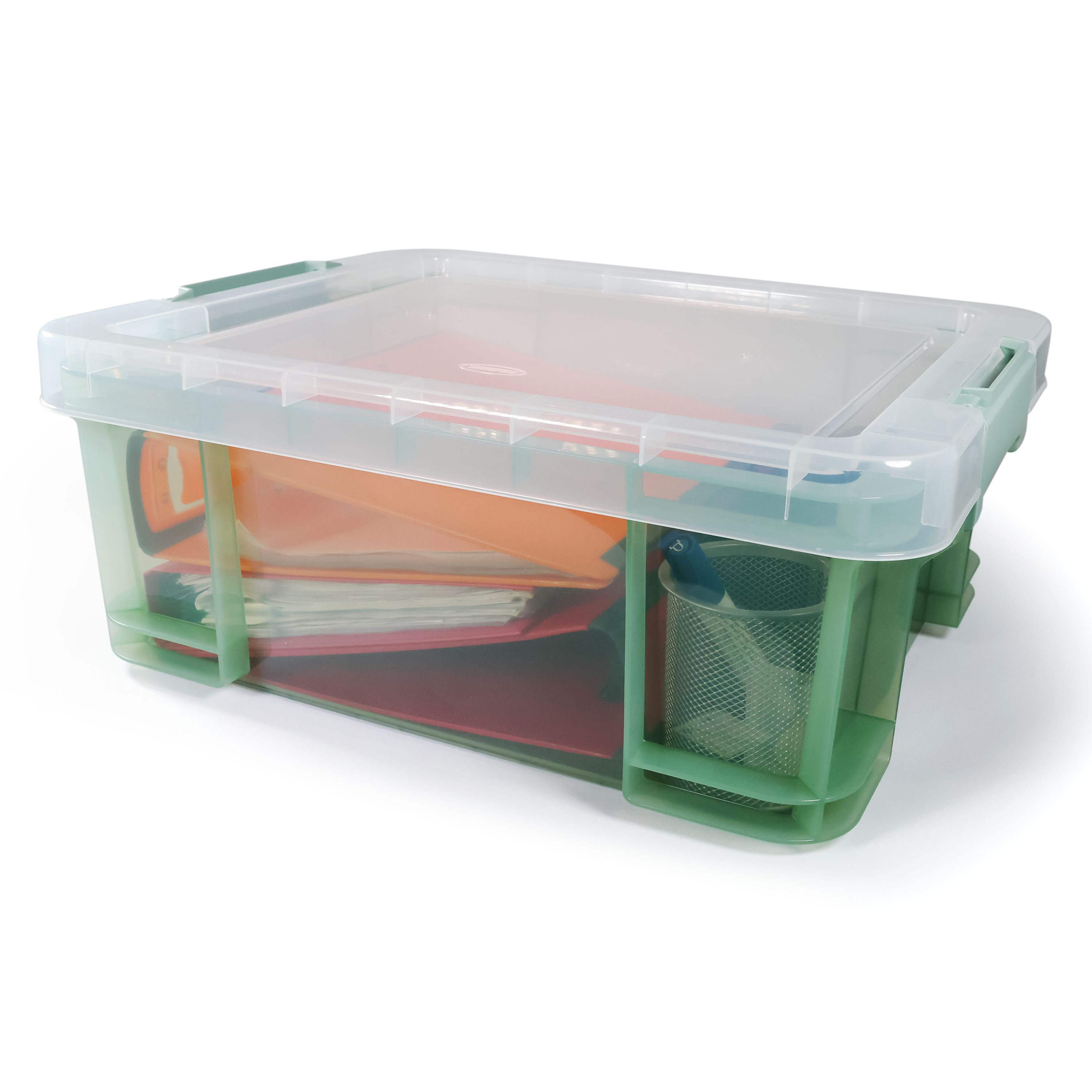 Tontarelli Pro store Heavy duty Sage 18L Medium Plastic Stackable ...