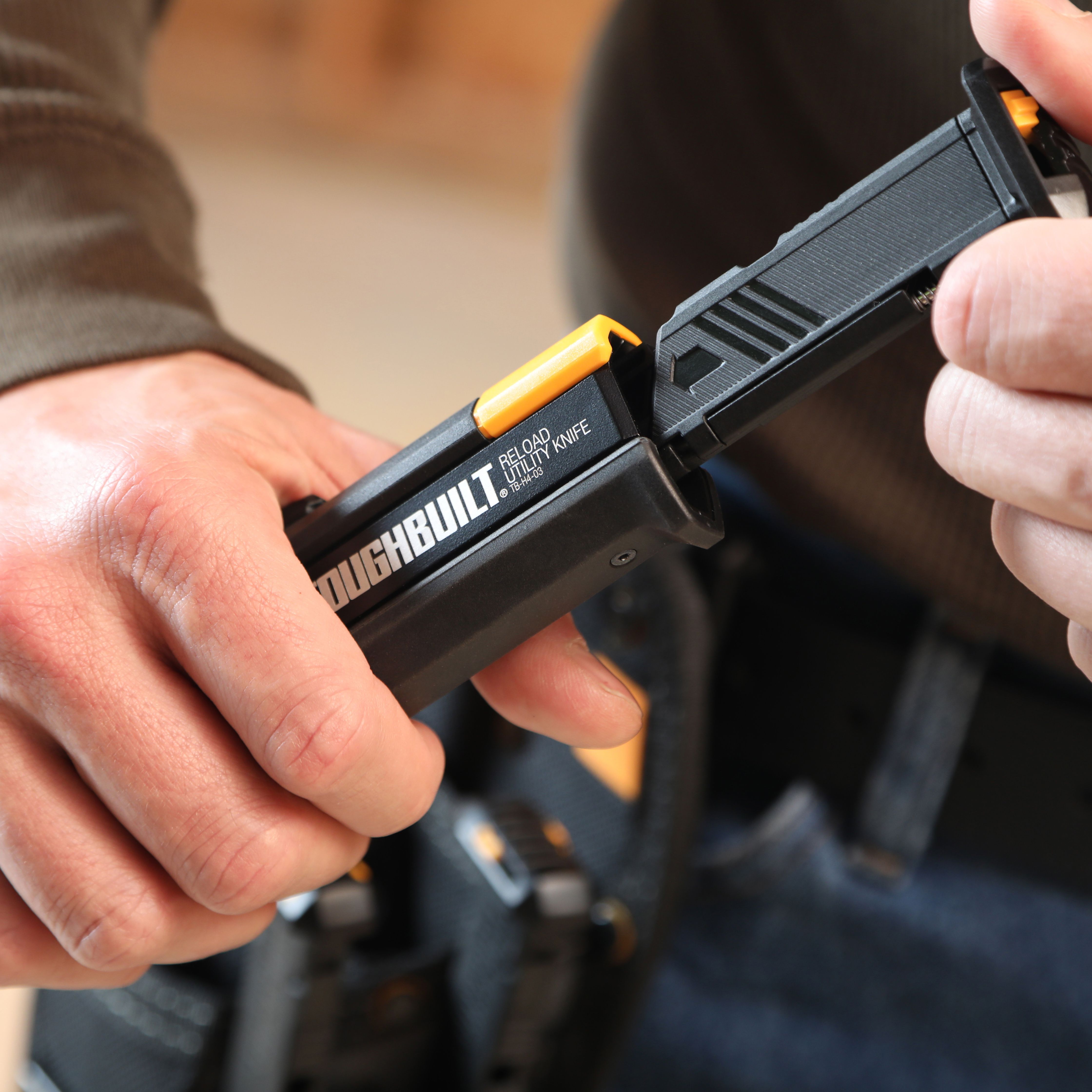 Toughbuilt Black Reload Utility Retractable knife