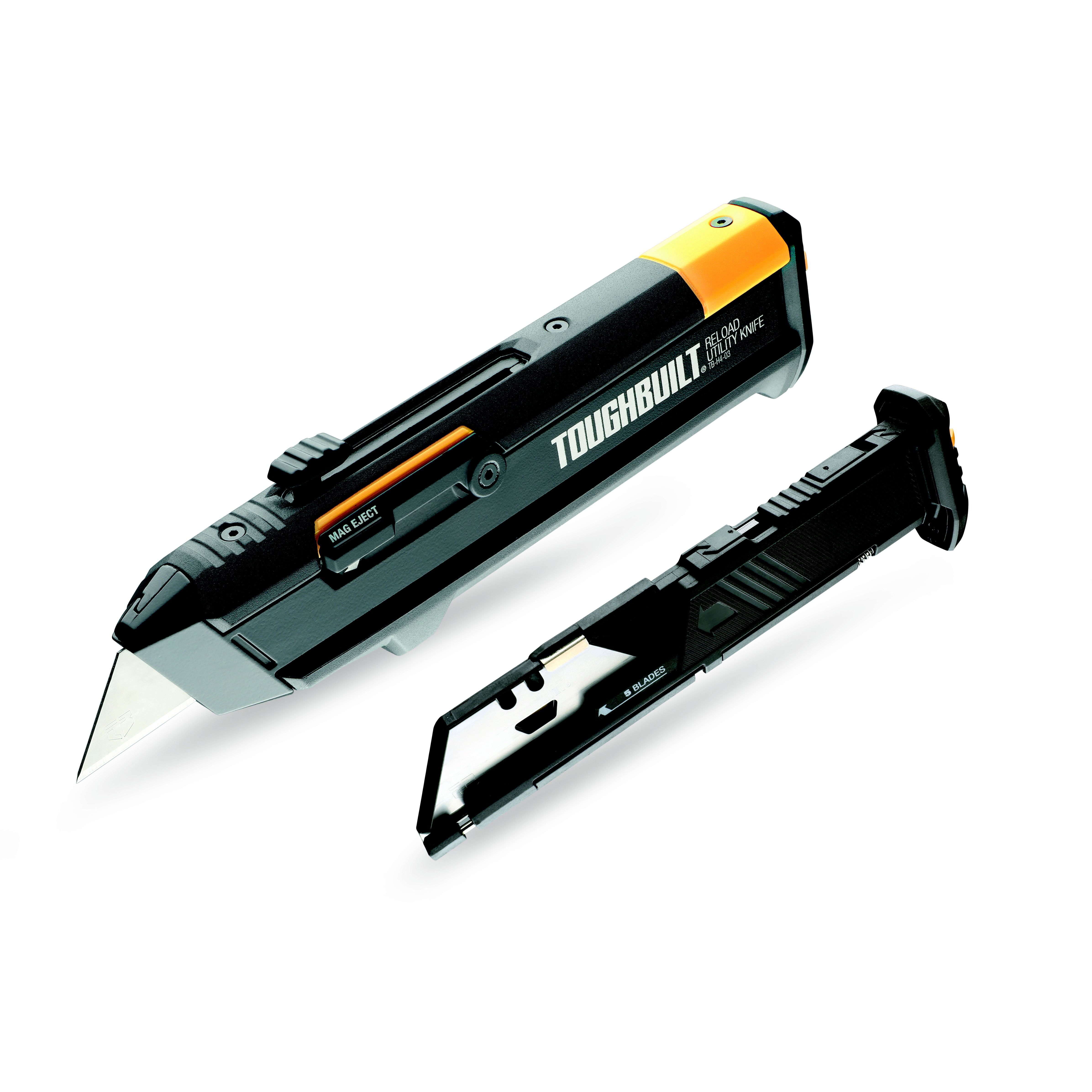 Toughbuilt Black Reload Utility Retractable knife