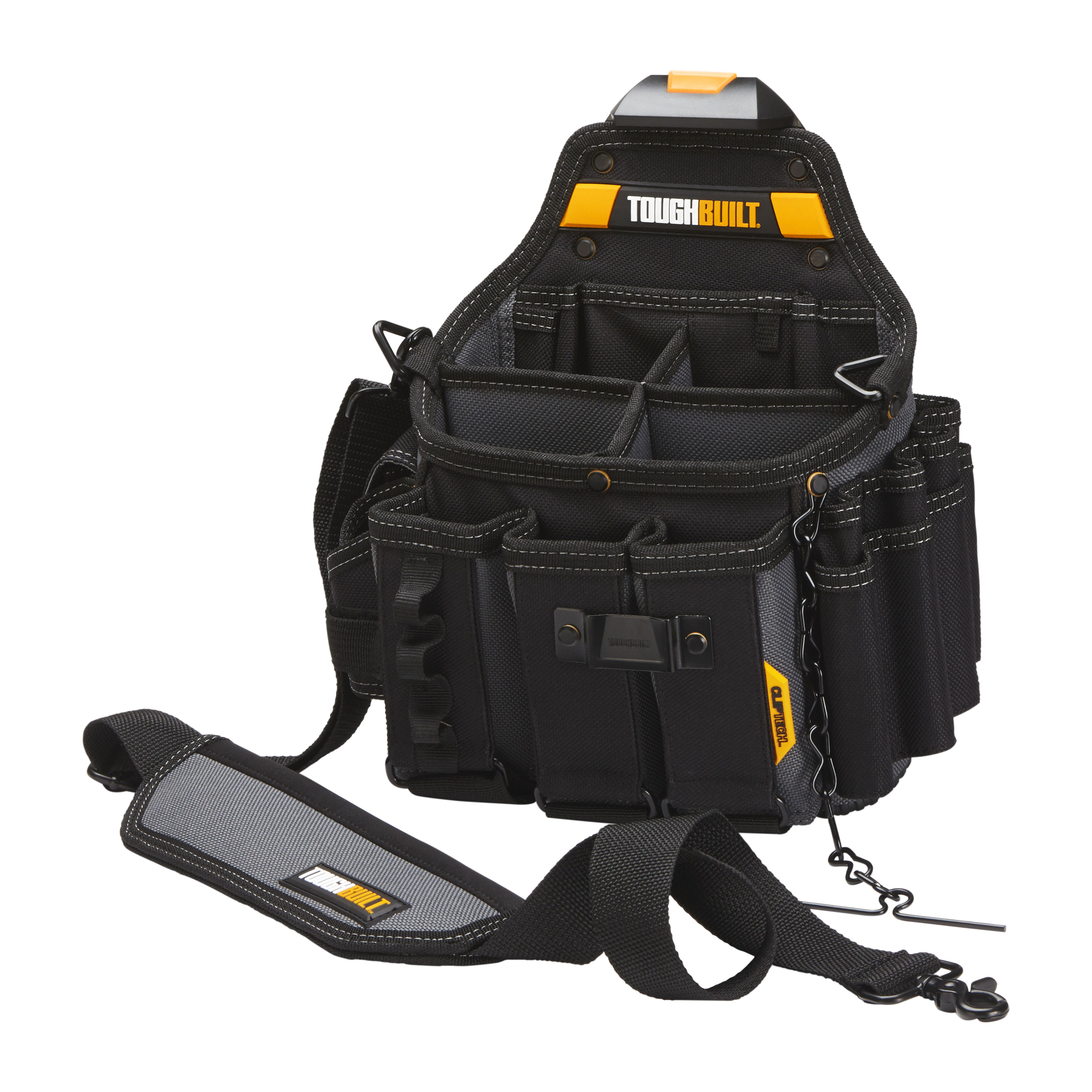 Toughbuilt ClipTech Black Electrician's pouch