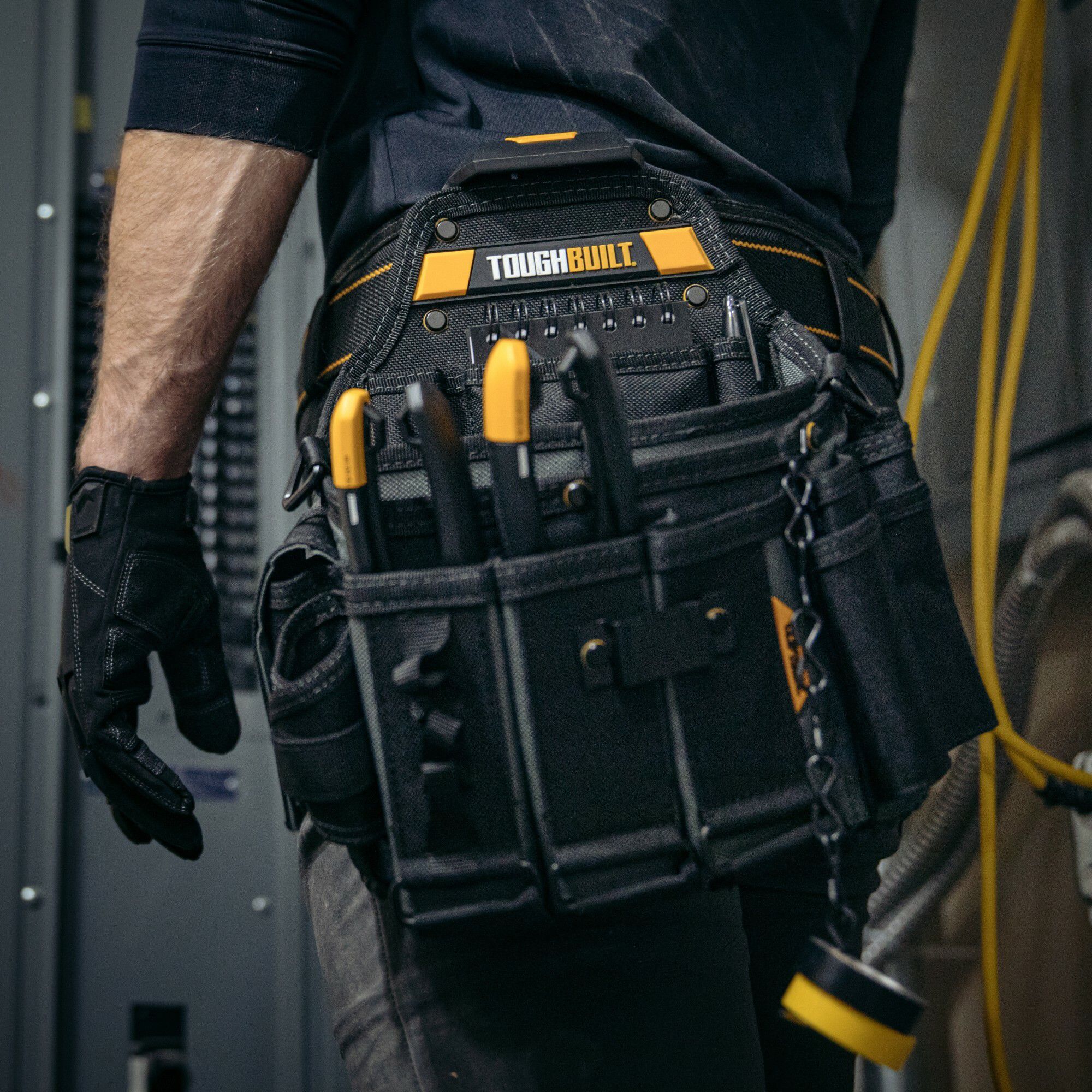 Toughbuilt ClipTech Black Electrician's pouch