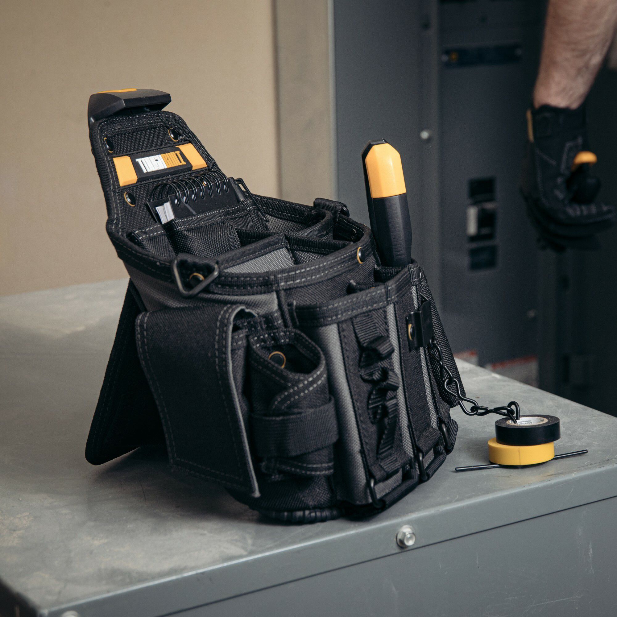 Toughbuilt ClipTech Black Electrician's pouch